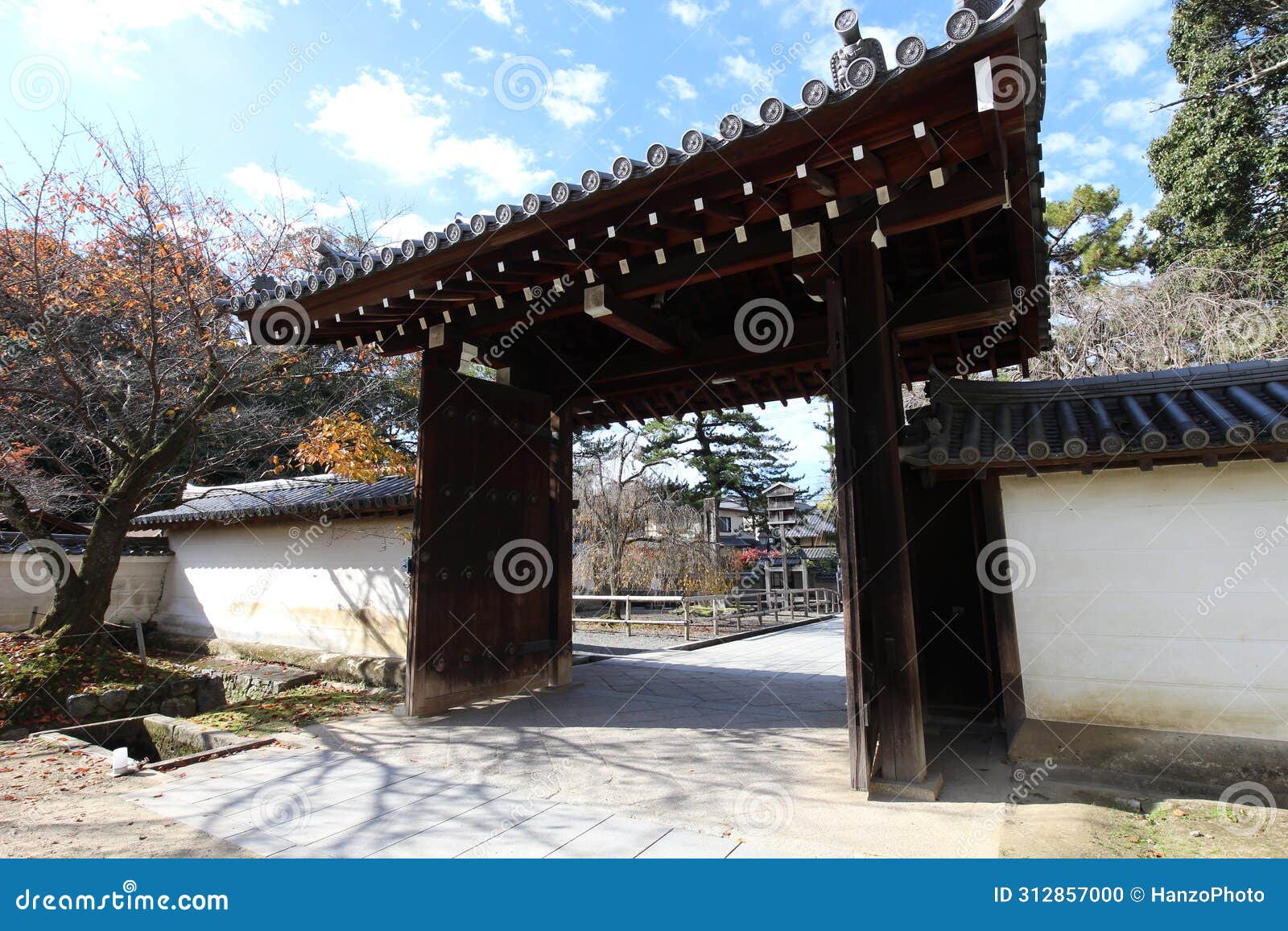 Main Gate in Daigoji Temple, Kyoto, Japan Stock Photo - Image of gate ...
