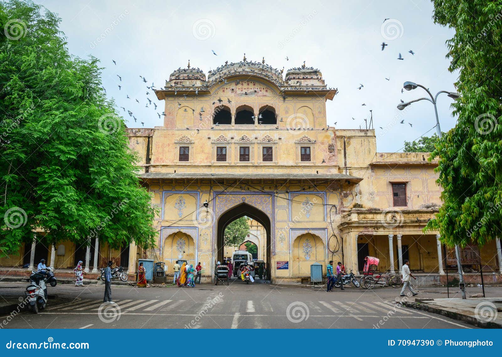 The Main Gate of Jaipur Palace in Jaipur, India Editorial Image - Image ...