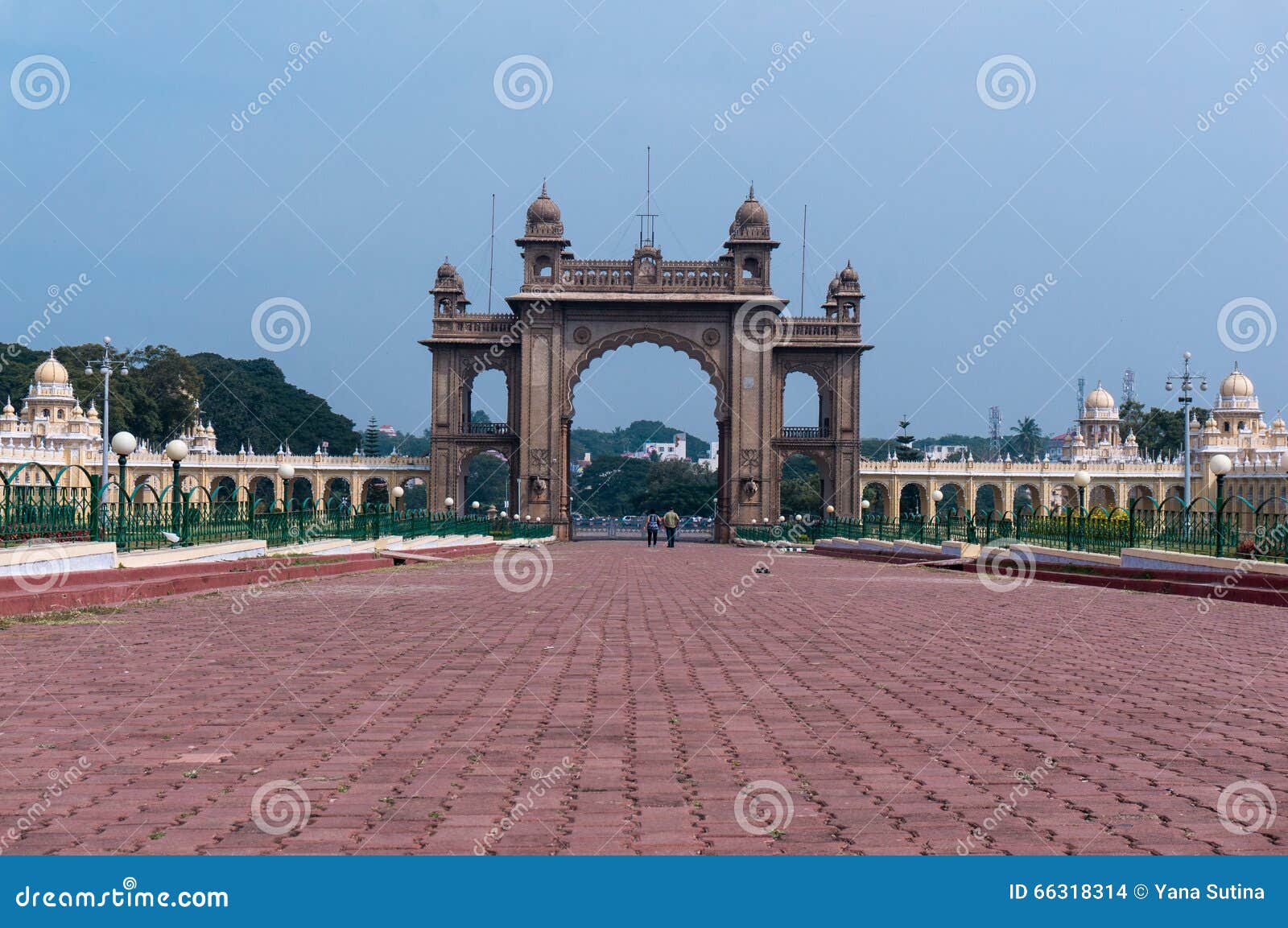 The Main Gate of Royal Mysore Palace. Karnataka, India Stock Photo ...