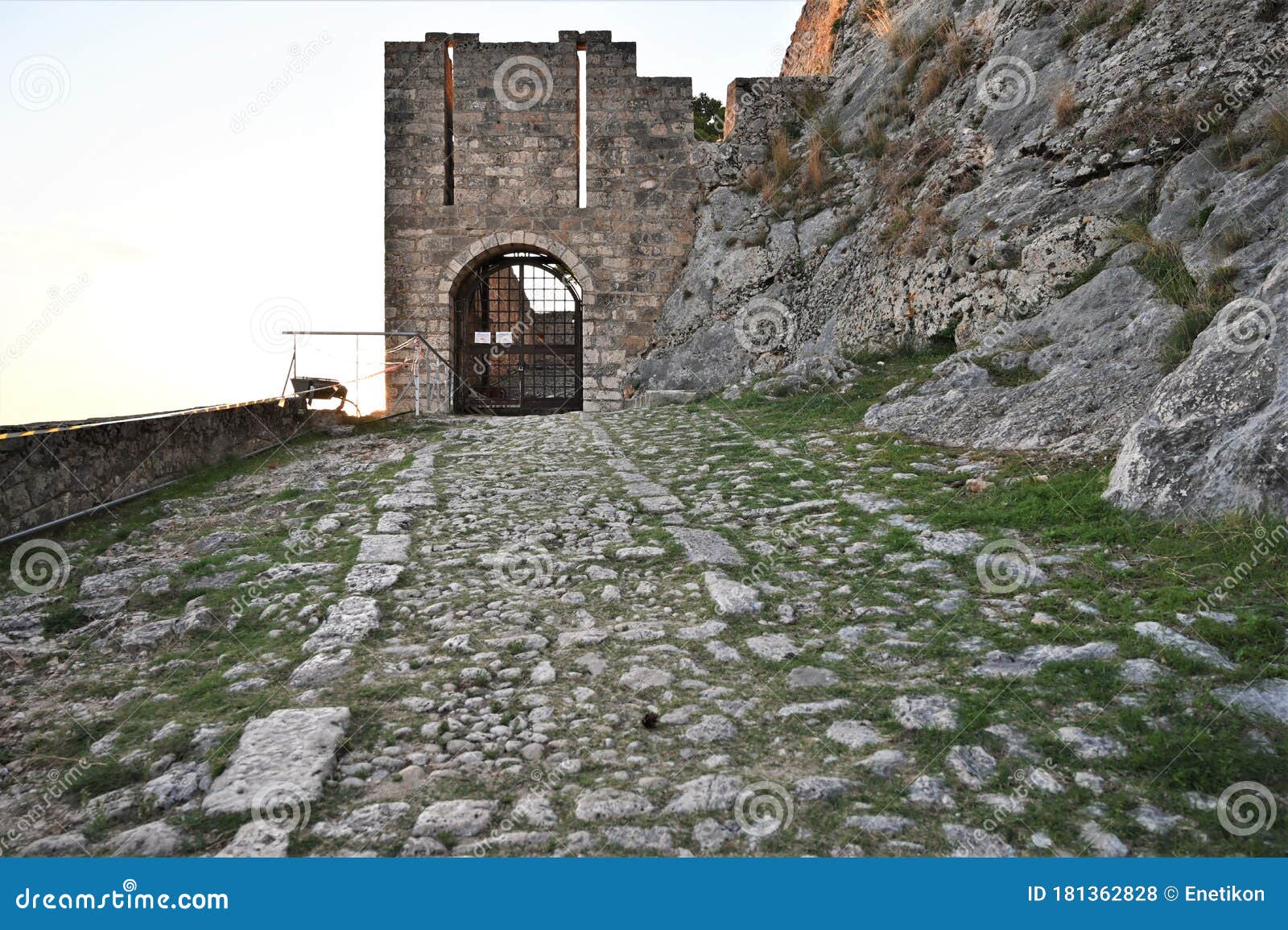 Main Gate of Saint George Castle Stock Photo - Image of main, castle ...