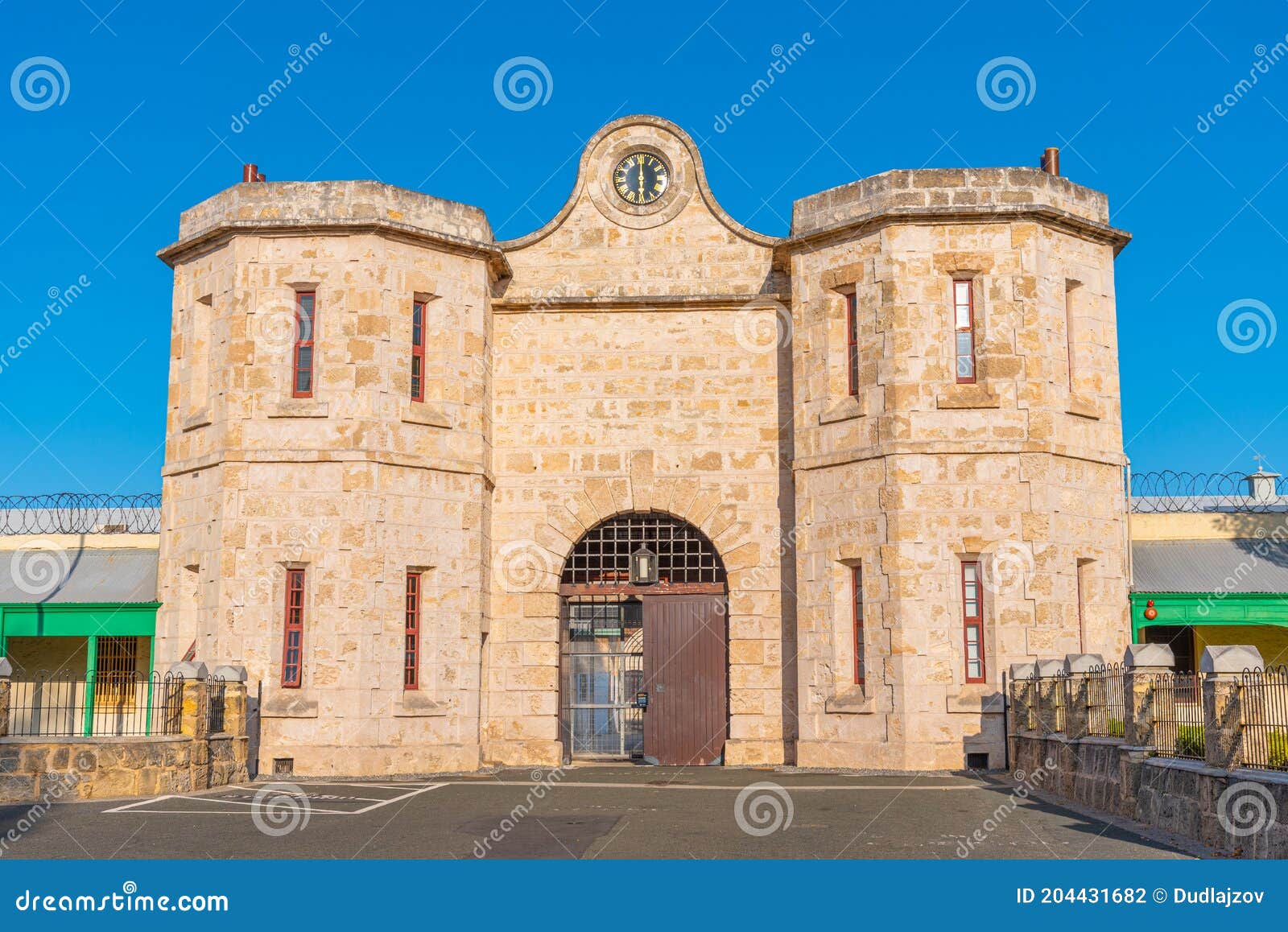 Main Gate To Fremantle Prison in Australia Stock Photo - Image of ...