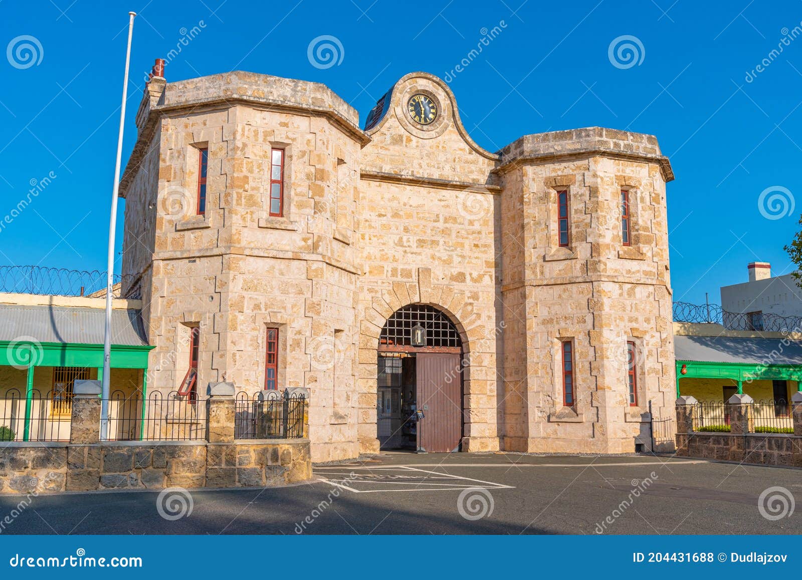 Main Gate To Fremantle Prison in Australia Editorial Stock Photo ...