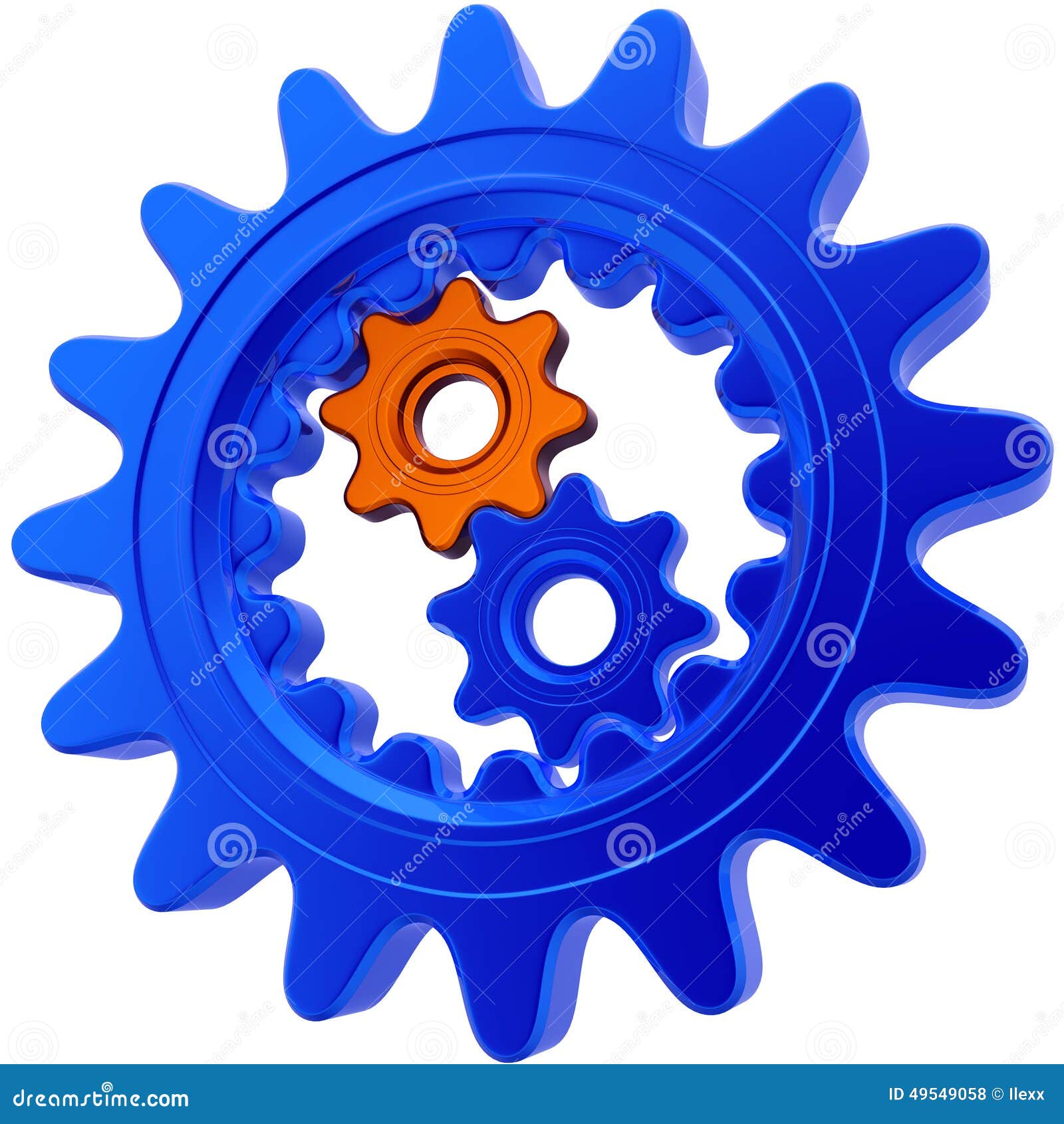 Main gear stock illustration. Illustration of working - 49549058