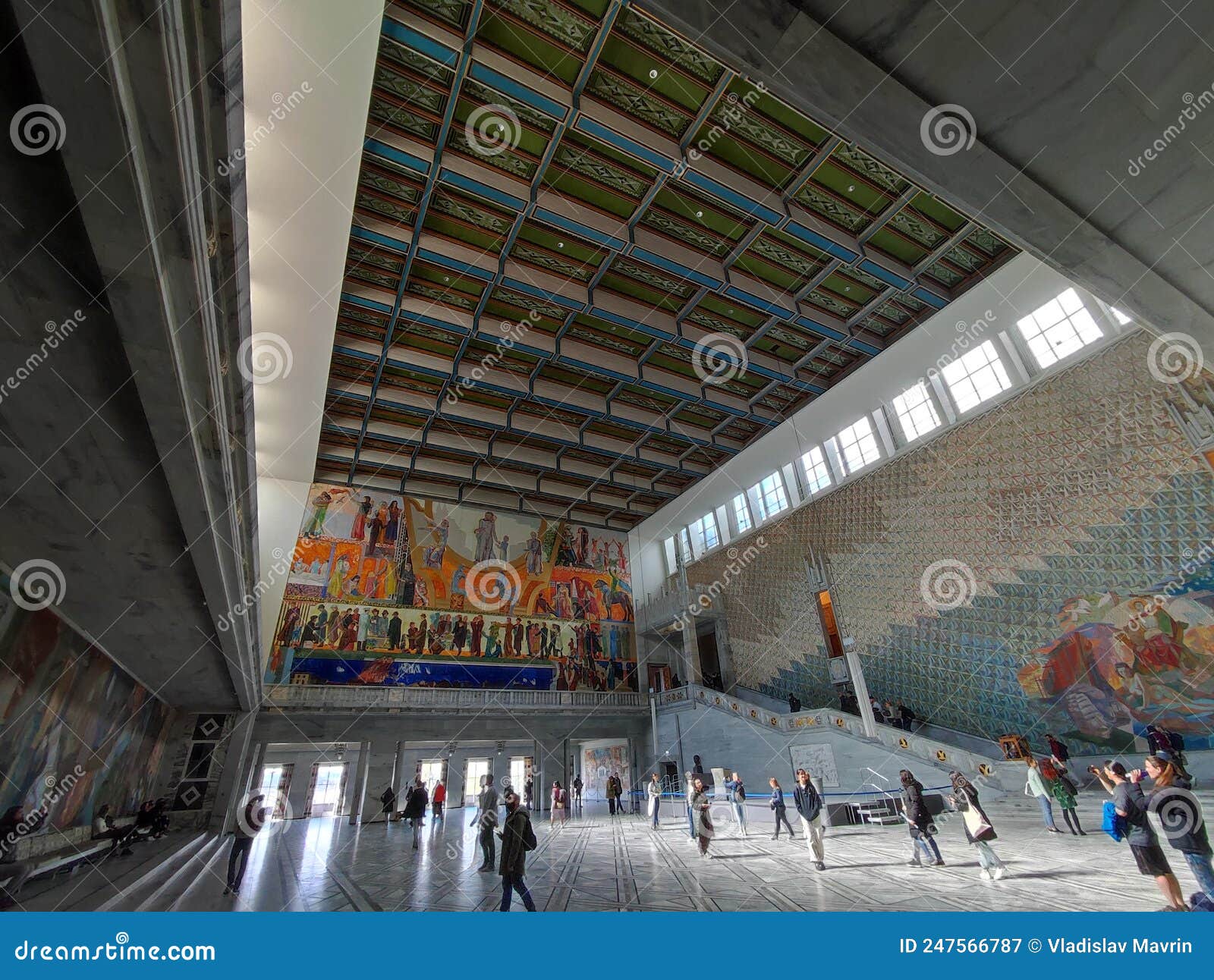 The Main Hall Inside Oslo City Hall, Oslo, Norway Editorial Photography ...