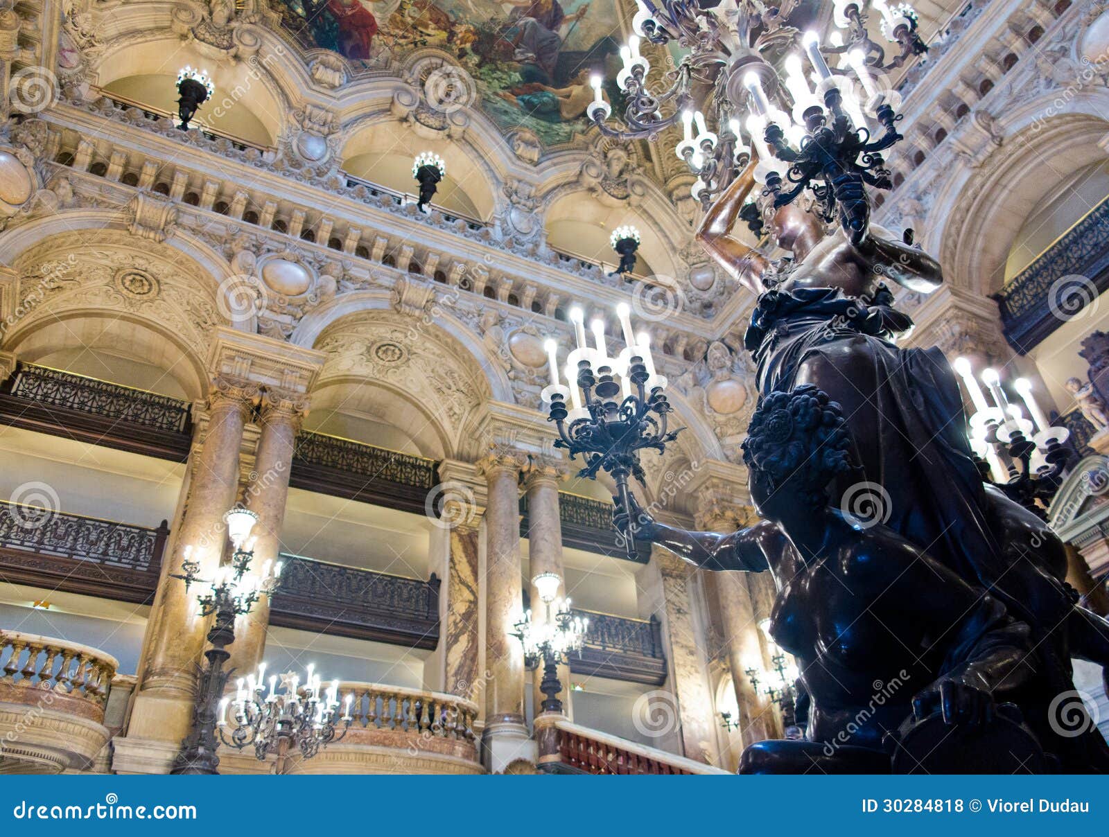 Opera Paris interior editorial stock photo. Image of france - 30284818