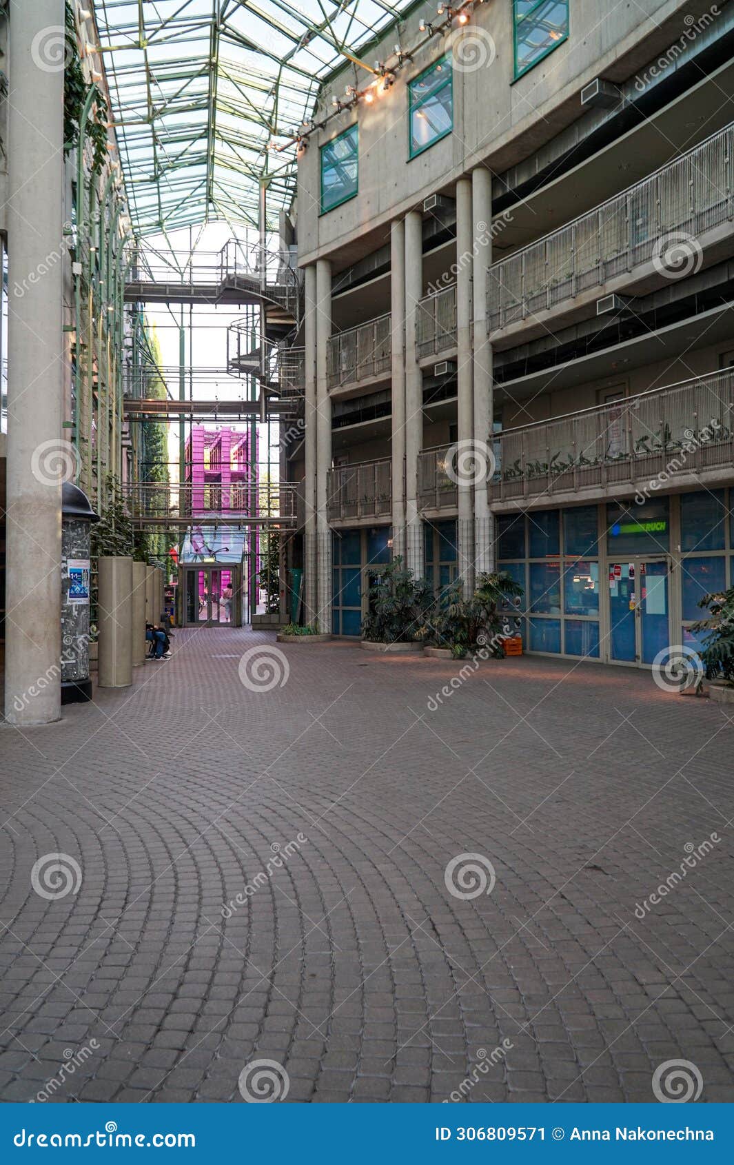 Main Hall in the Library of the University of Warsaw. Poland Editorial ...