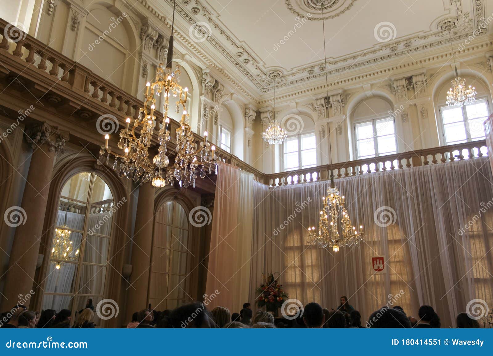 Main Hall of Primatial Palace Editorial Photo - Image of architecture ...