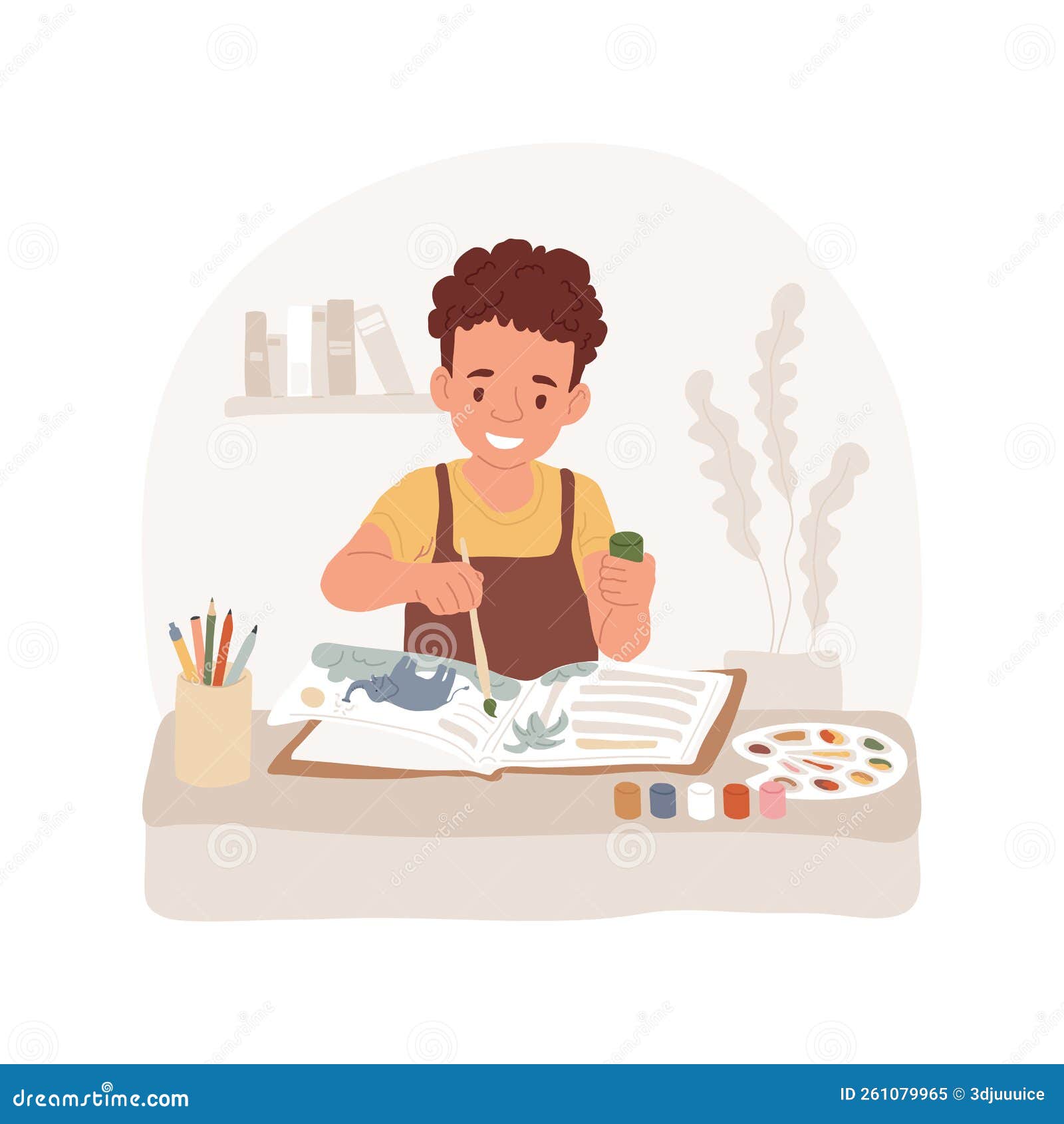 Private Waldorf School Isolated Cartoon Vector Illustration Set ... Private Waldorf School Isolated Cartoon Vector Illustration Set ...