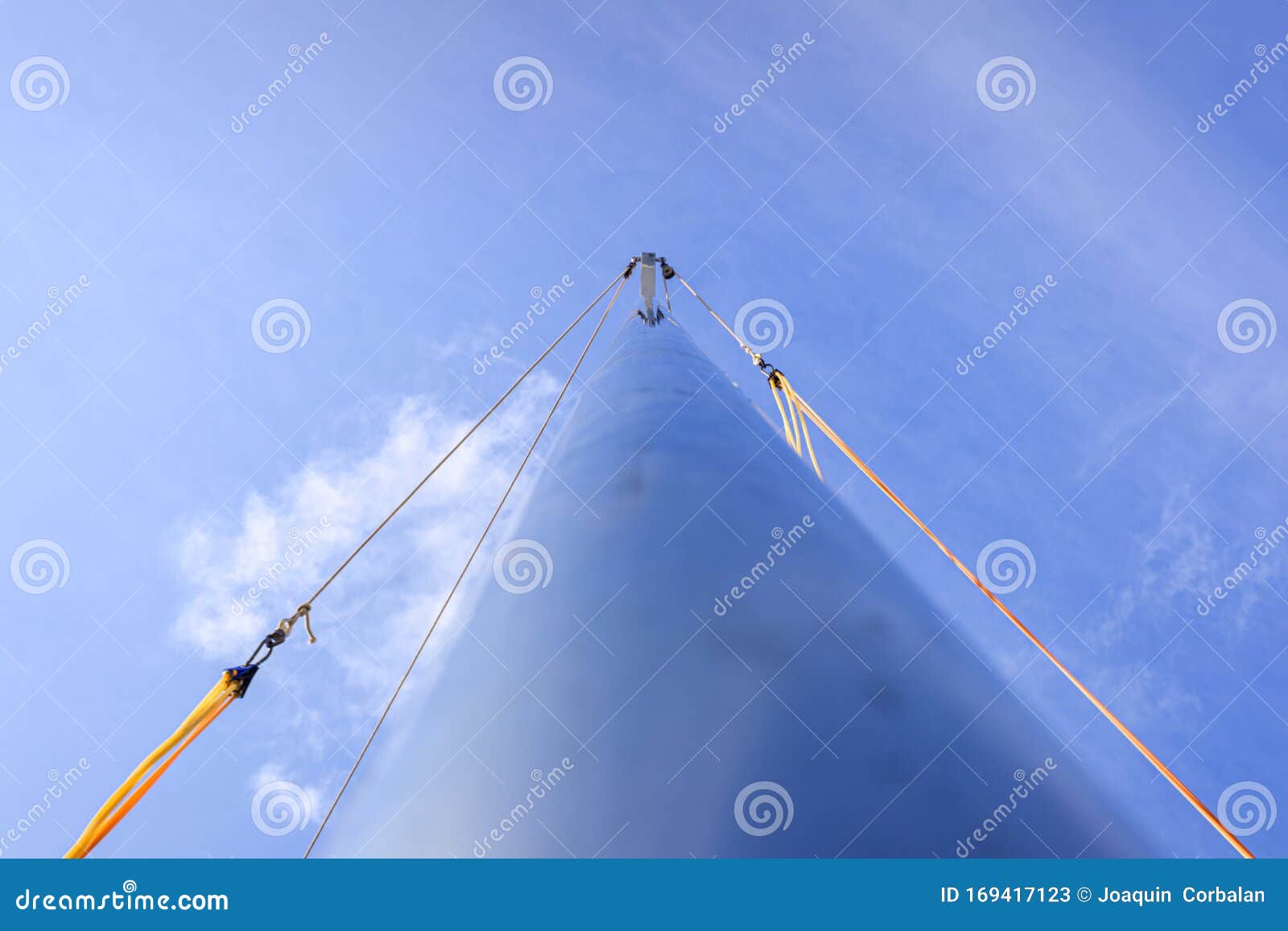 Main Mast Of Passenger Ship With Navigation Equipment Royalty-Free ...