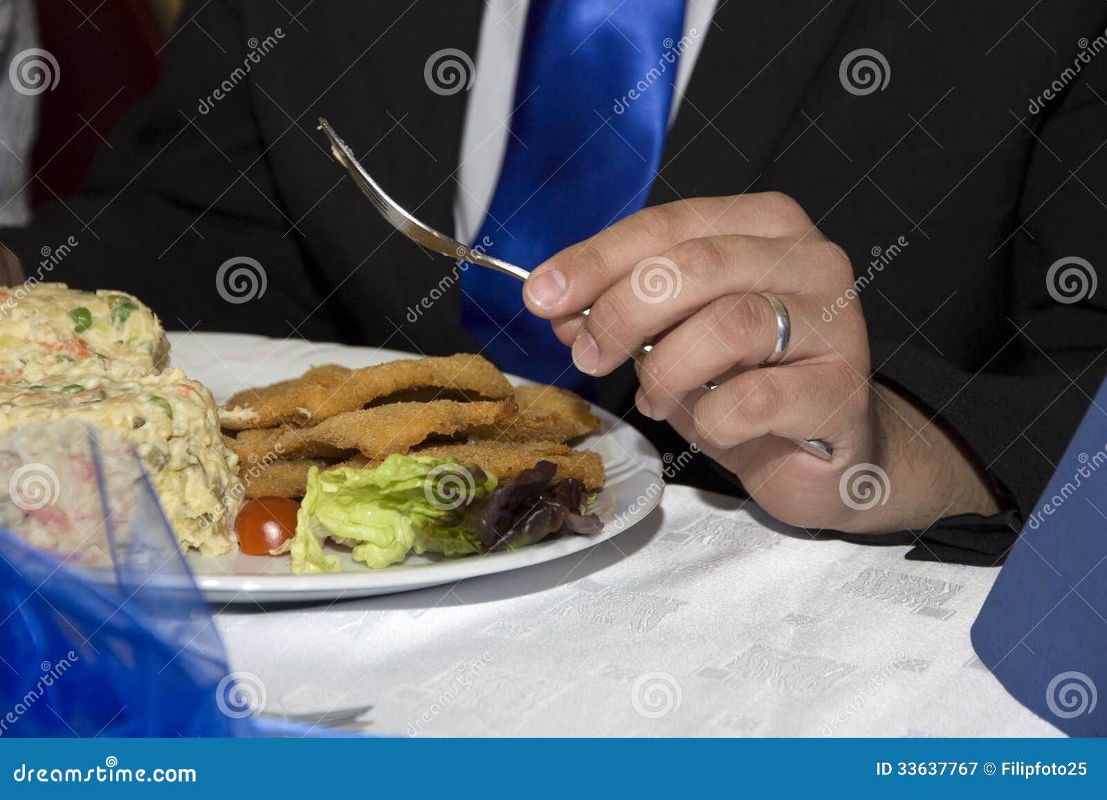 The main meal stock image. Image of steak, groom, elegance - 33637767