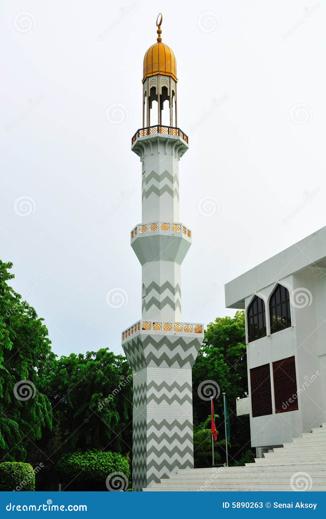 Main a Mosque of the Country in Male Stock Image - Image of mosque ...