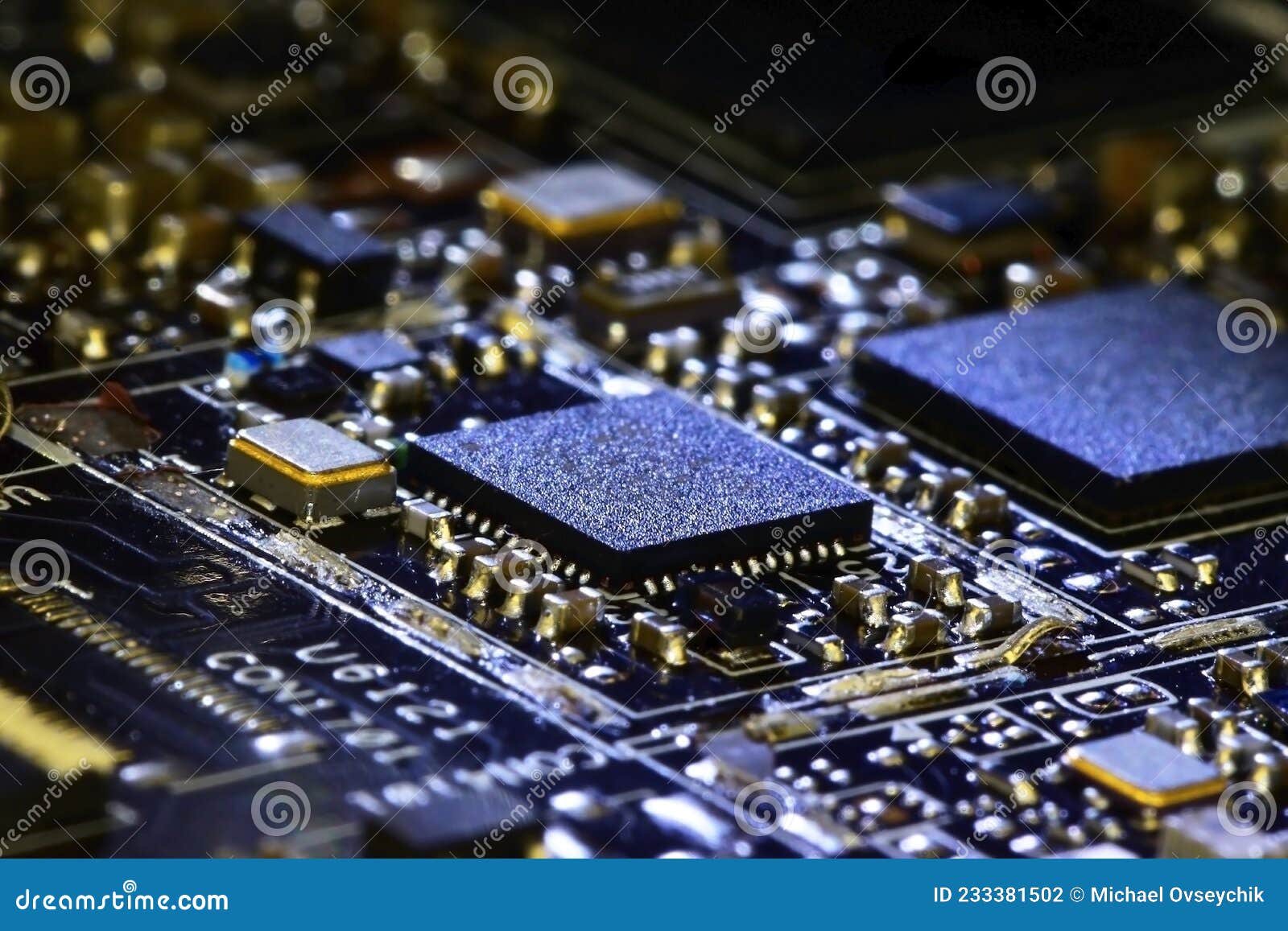 The Main Mounting Mother Board of the Tablet Stock Photo - Image of ...