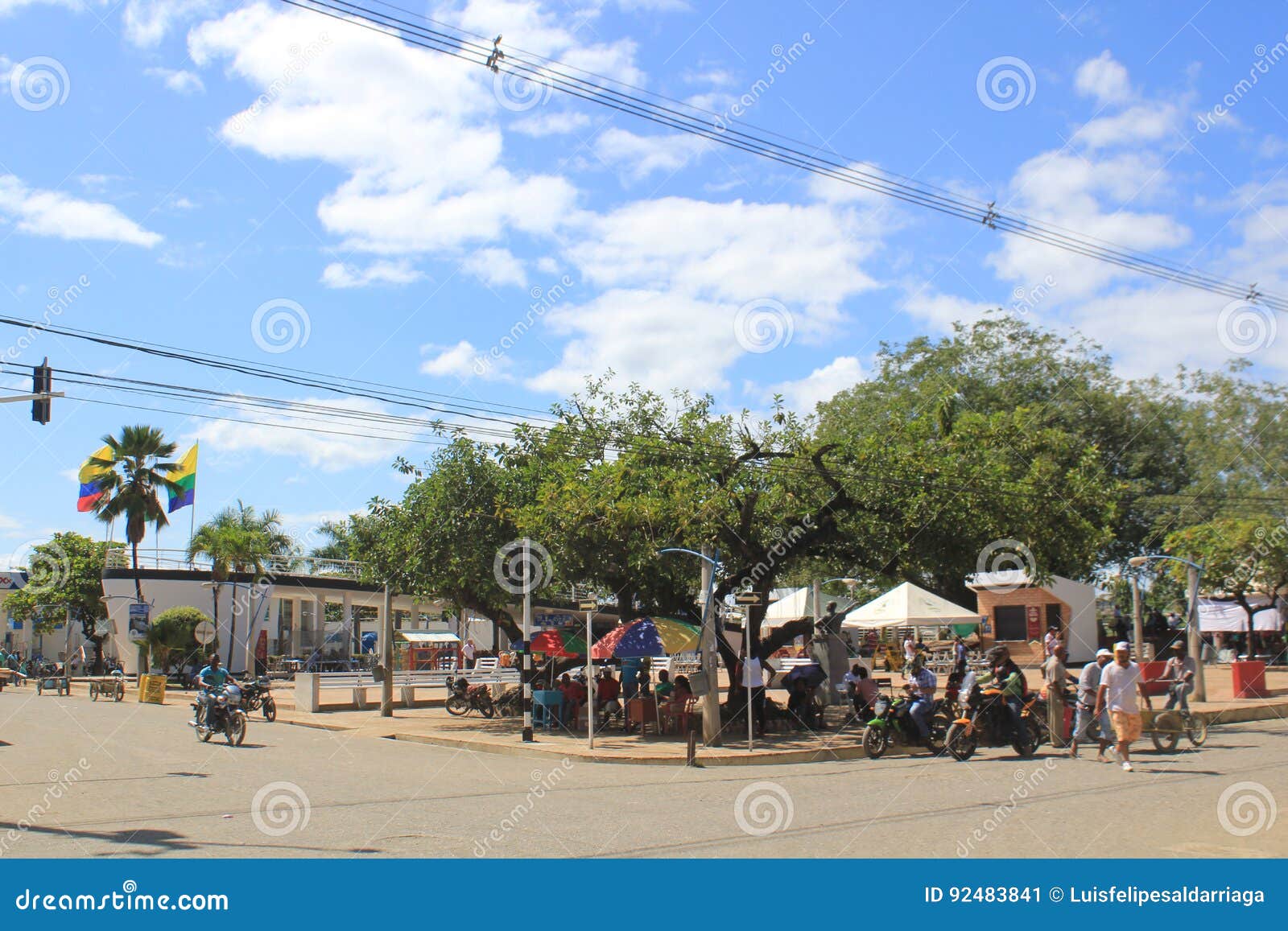 Main Park of Turbo, Antioquia, Colombia. Editorial Photo - Image of ...