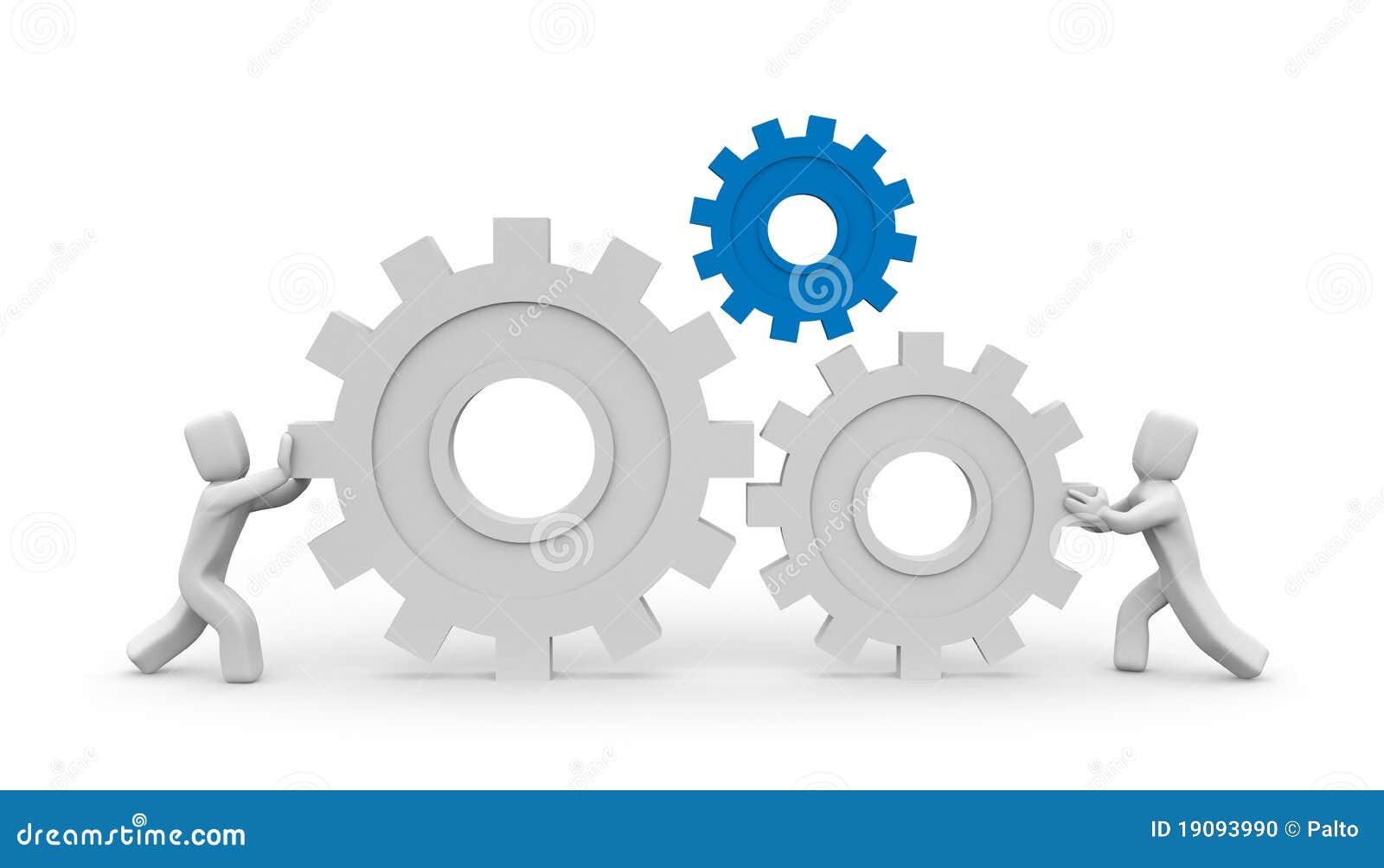 The Main Part of the Mechanism Stock Illustration - Illustration of ...