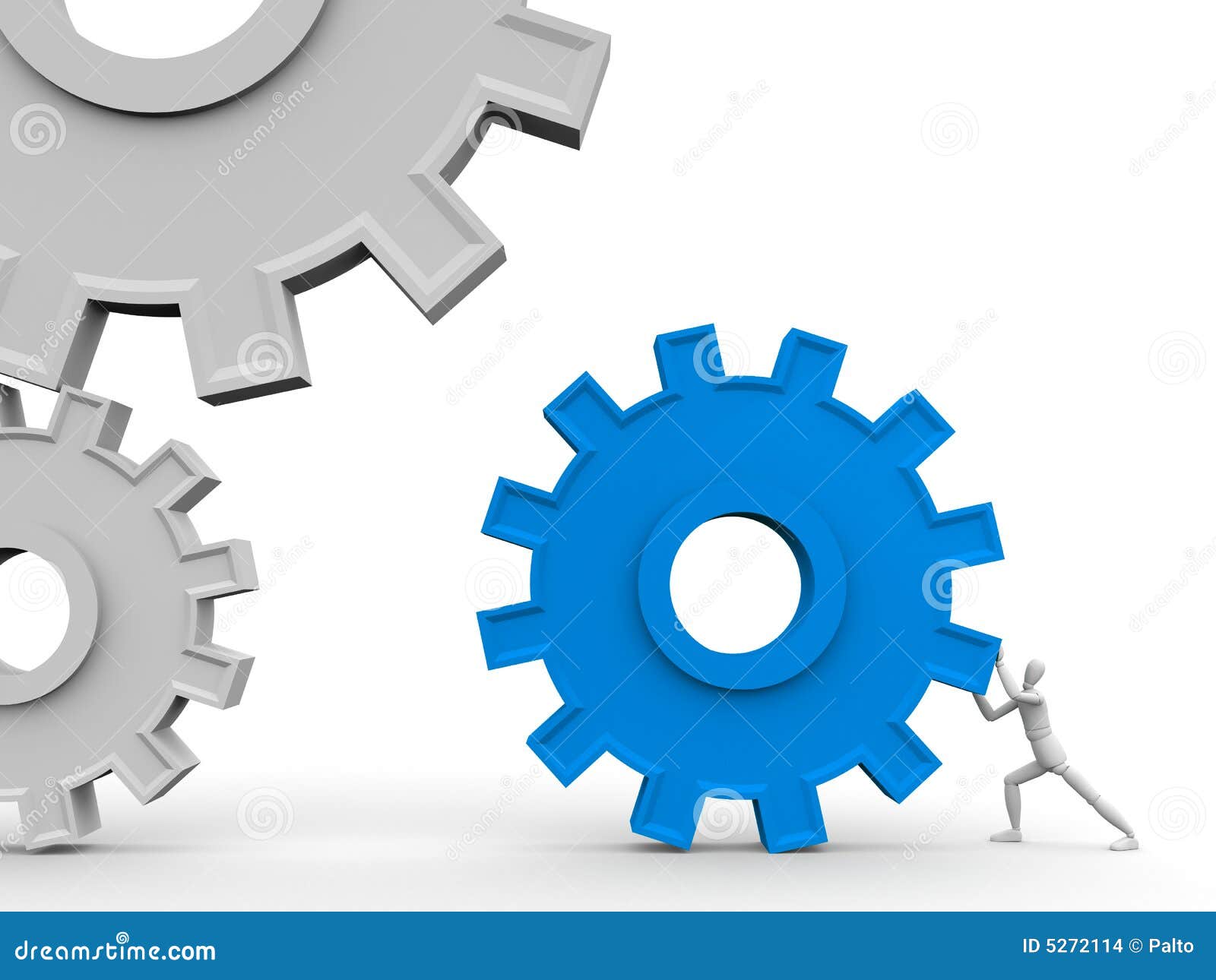 The Main Part of the Mechanism Stock Illustration - Illustration of ...