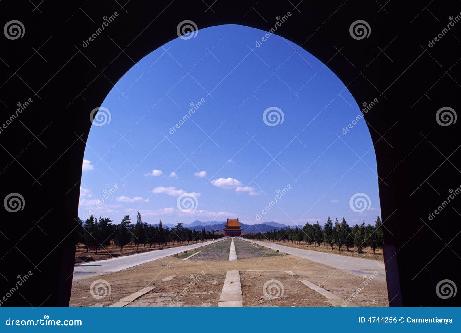 Main path stock photo. Image of emperor, arched, zunhua - 4744256