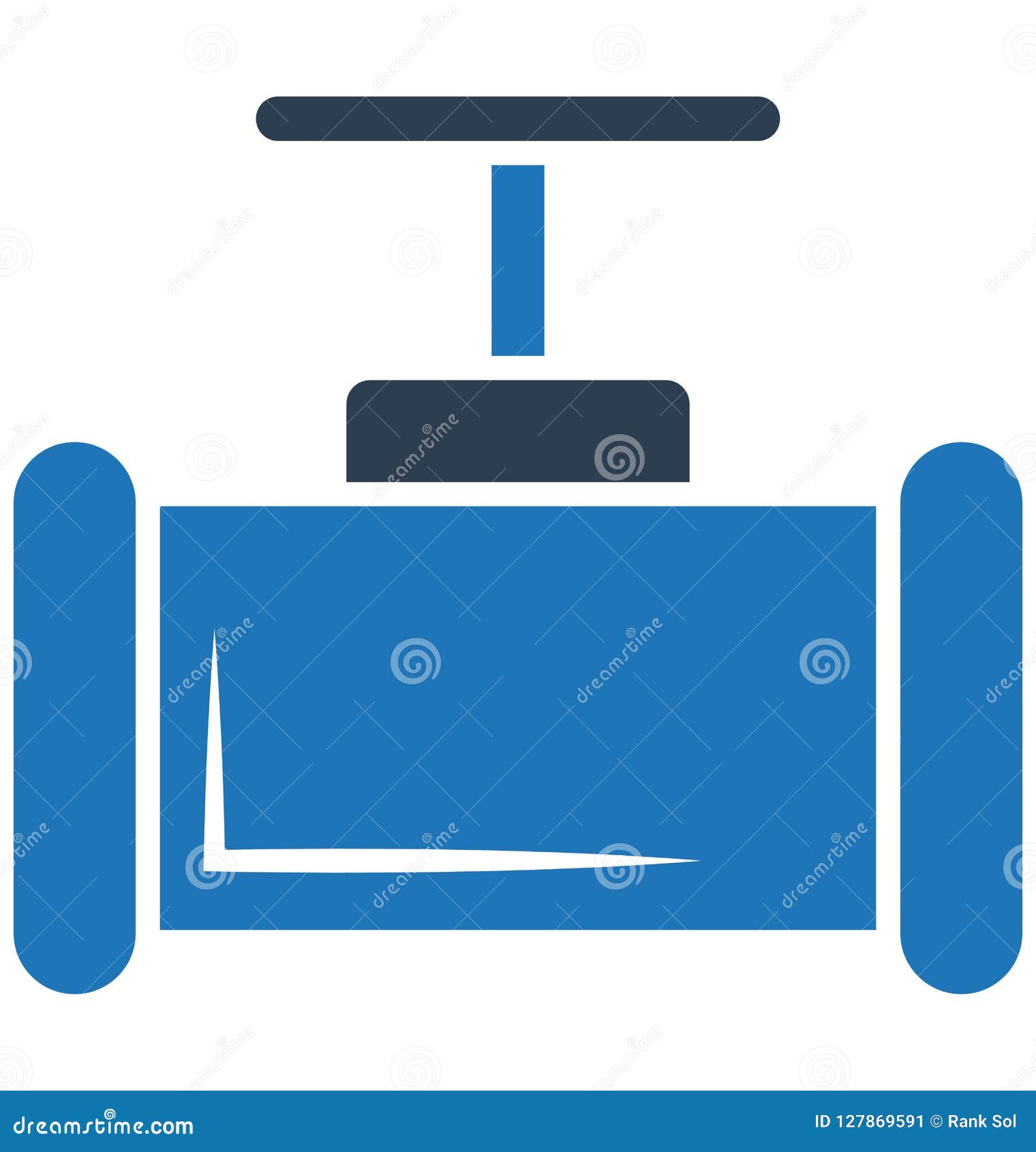 Main Pipeline, Pipe Valve, Vector Icon Can Be Easily Modified or Edit ...