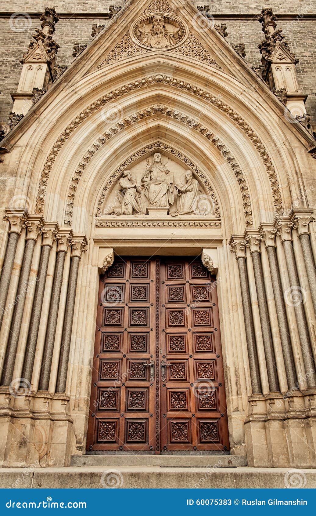 Main Portal of the Cathedral Stock Image - Image of front, church: 60075383