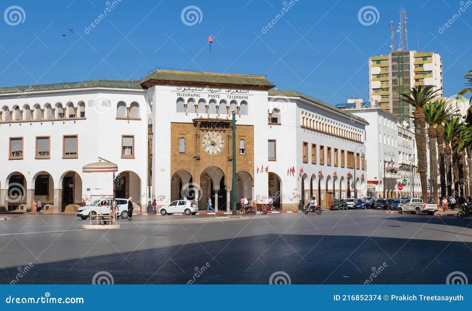 The Main Post Office at Rabat, the Capital of Morocco Editorial Stock ...