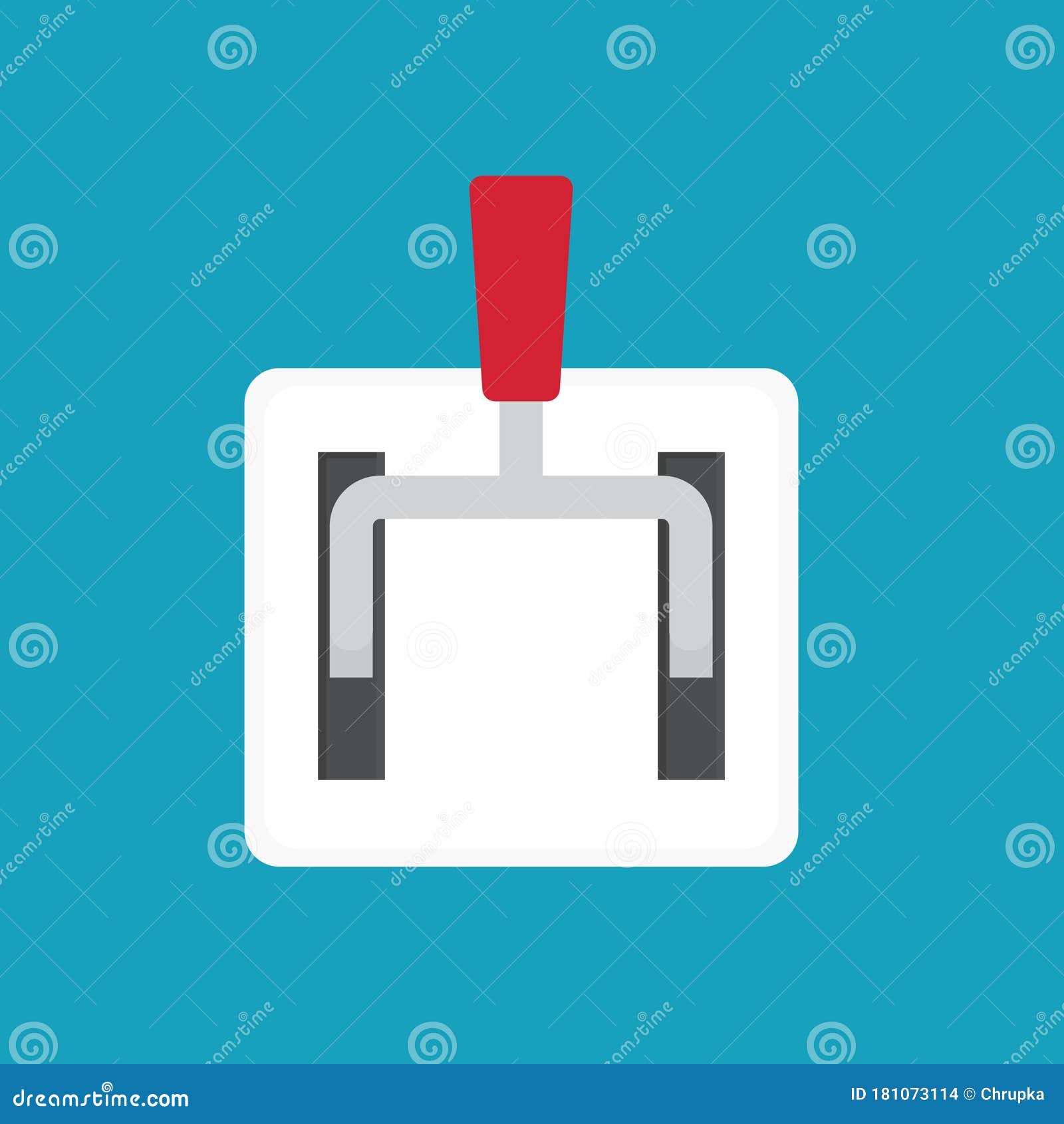 Main power industry switch stock vector. Illustration of connection ...