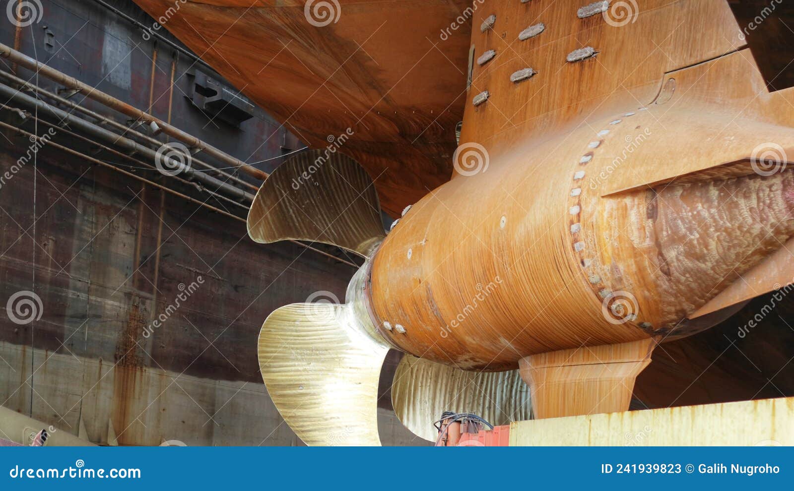 The Main Power Cable Installed With Flexible Cable Conduit To Floating ...