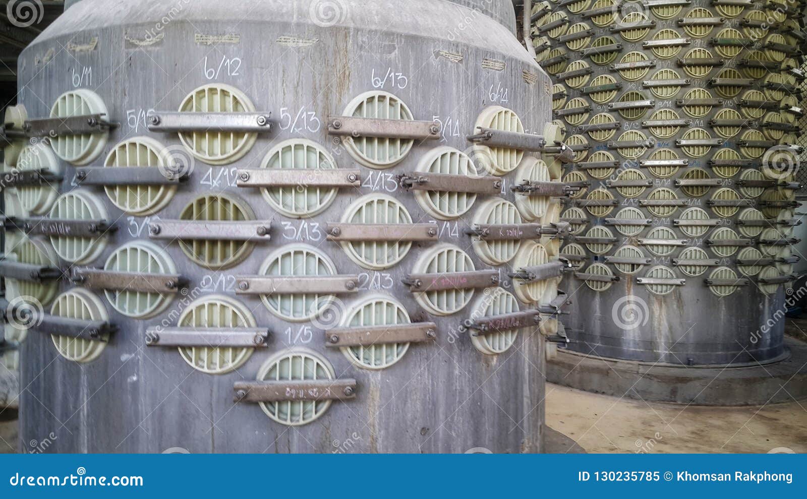 Main Pulp Filter Tank in Pulp and Paper Industial Stock Image - Image ...