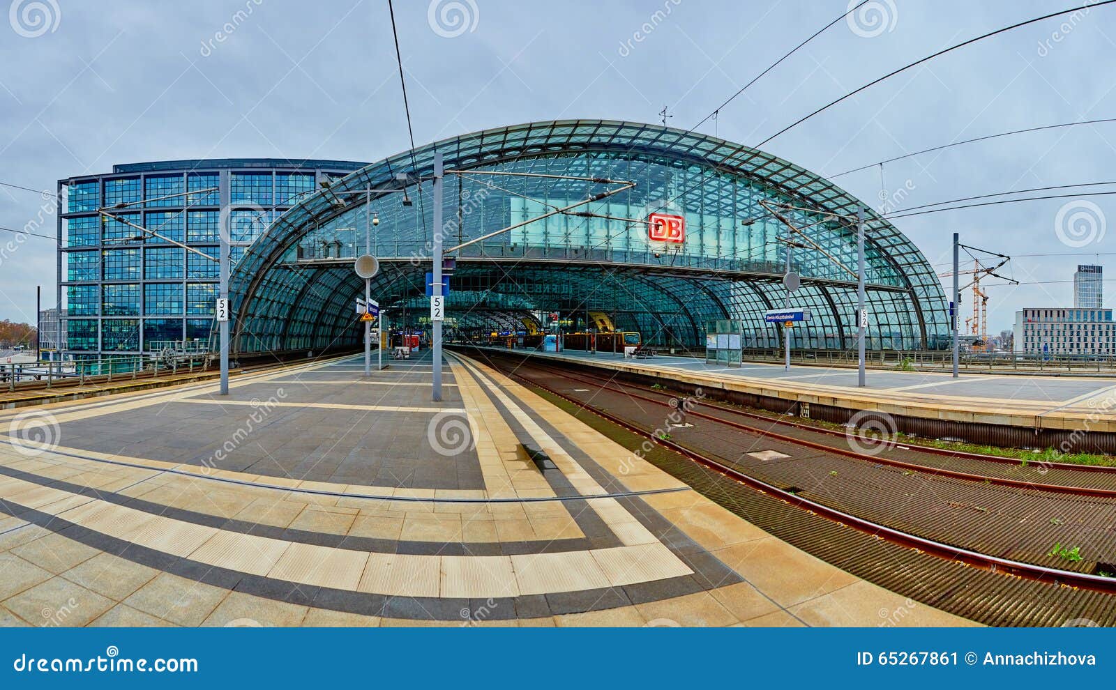 The Main Railway Station in Berlin Editorial Photo - Image of ...