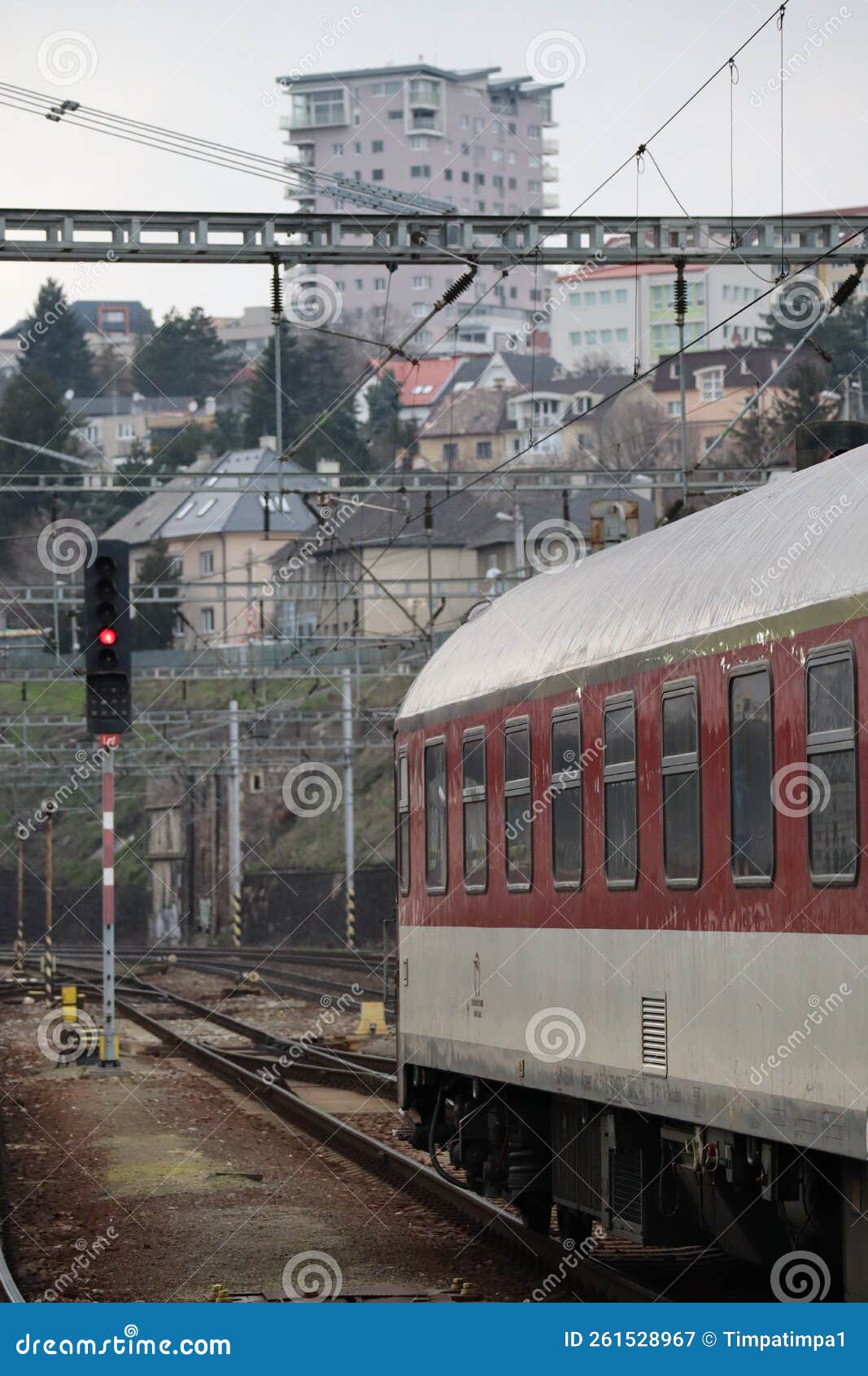 Main Railway Station in Bratislava Stock Image - Image of semaphore ...