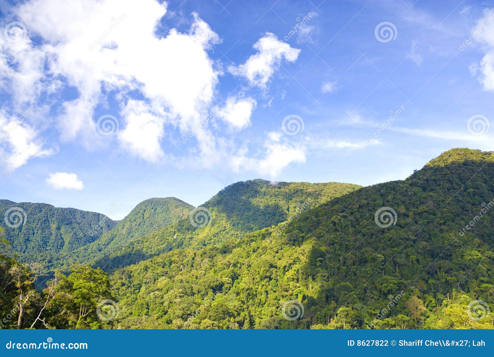 Main Range Mountains of Malaysia Stock Photo - Image of trees, hills ...