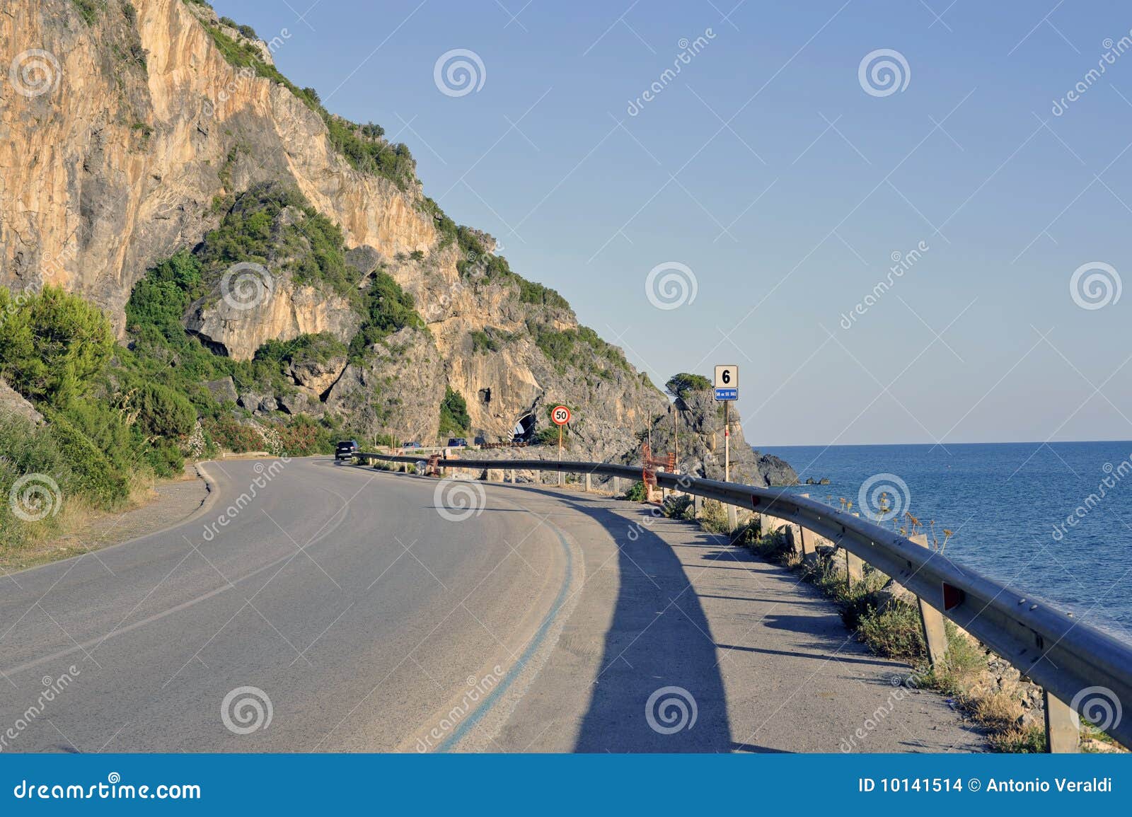Main road stock photo. Image of carriageway, guardrail - 10141514