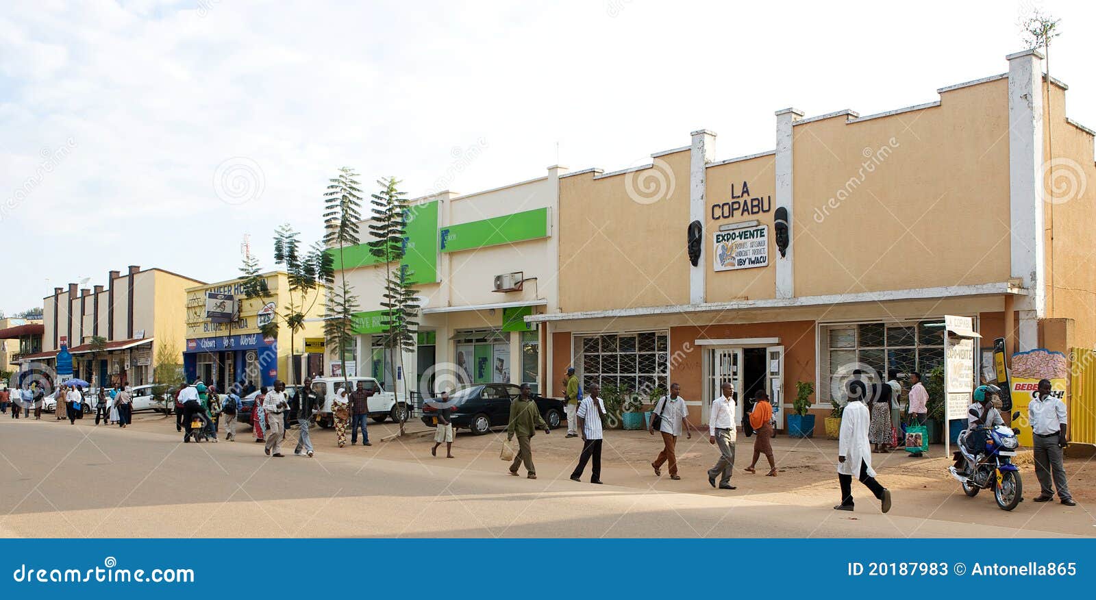 Main Road at Butare, Rwanda Editorial Stock Photo - Image of road ...
