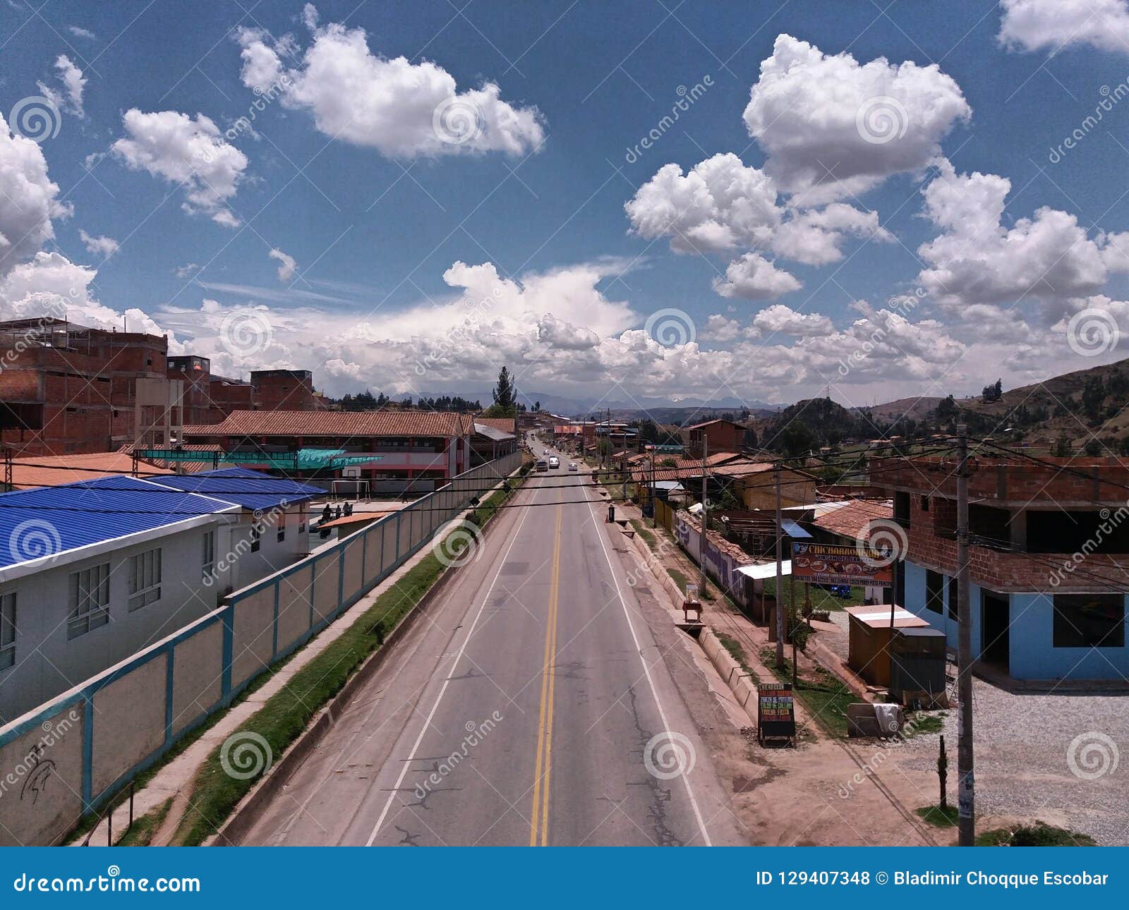 Main Road in the Middle of the City Editorial Stock Photo - Image of ...