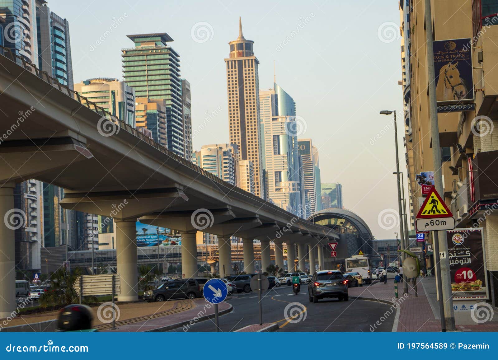 Main Road of UAE, Shaikh Zayed Road, Dubai Editorial Stock Image ...