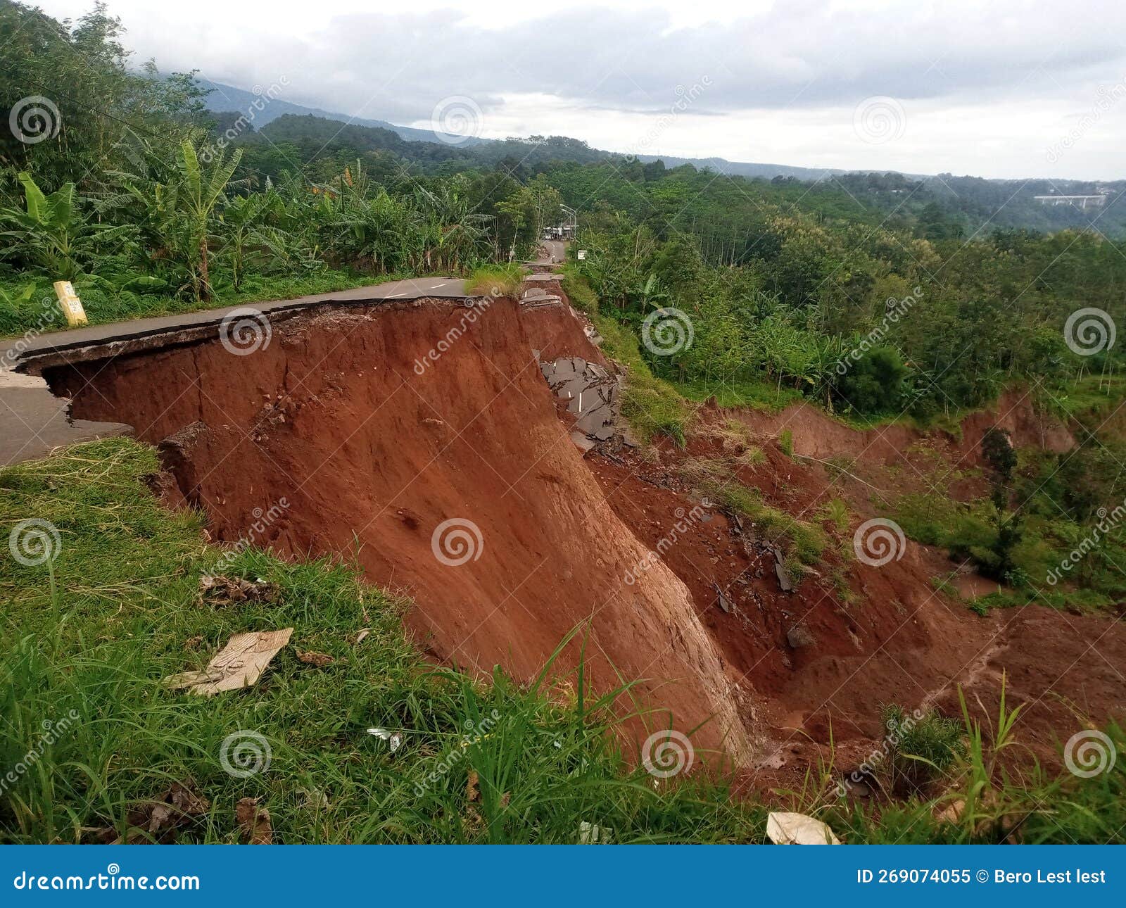 The Main Road of Ungaran Kawengen, Demak, Central Java, Indonesia, Fell ...