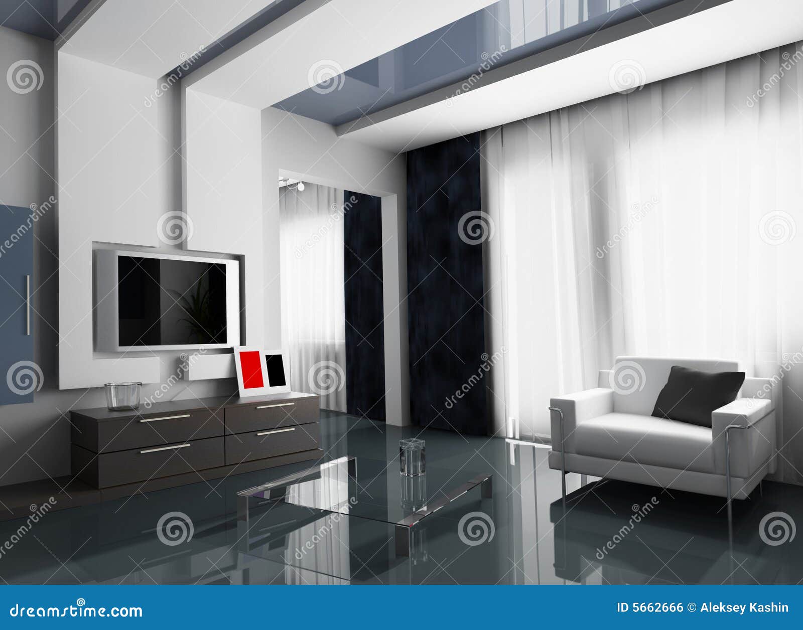 Main room stock illustration. Illustration of structure - 5662666