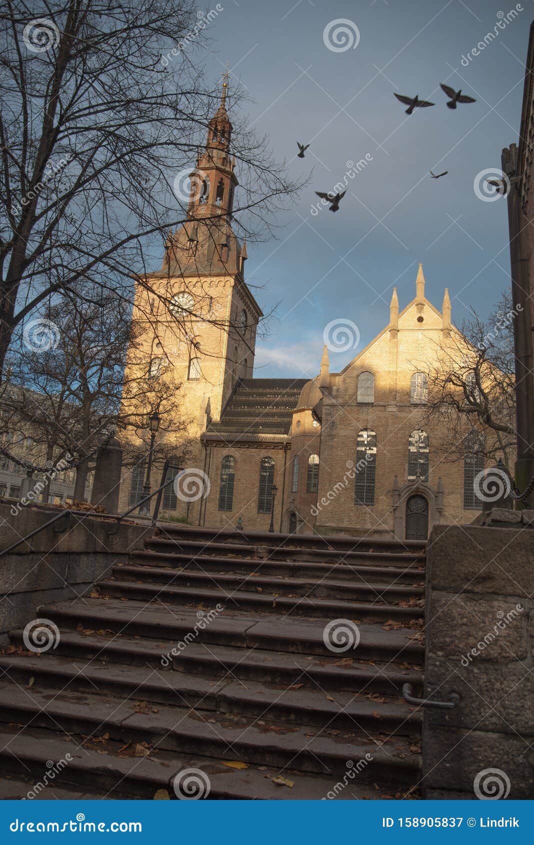 The Main Shopping Center of Oslo Stock Image - Image of scandinavian ...