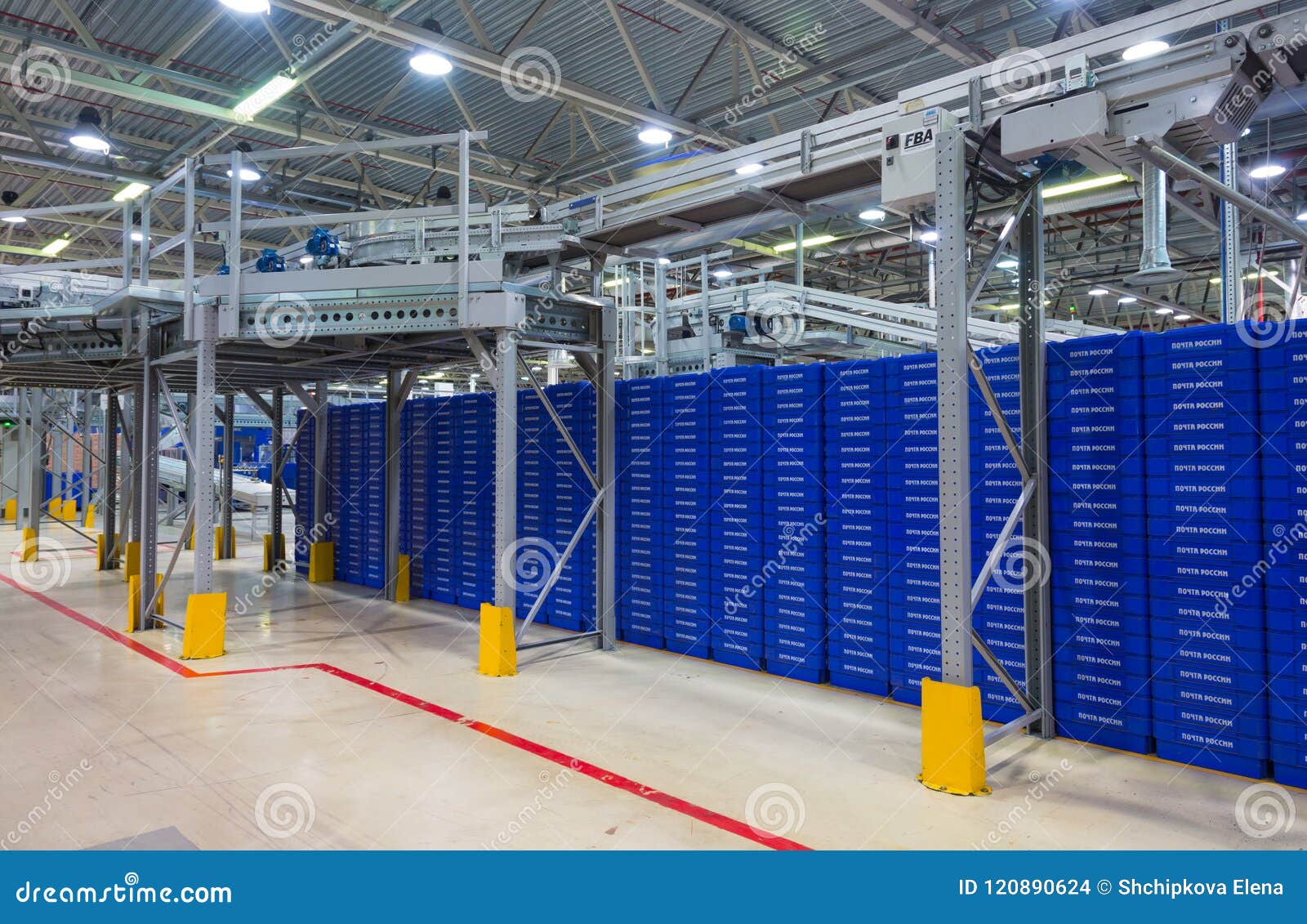 The Main Sorting Center of the International Post Office in Moscow ...