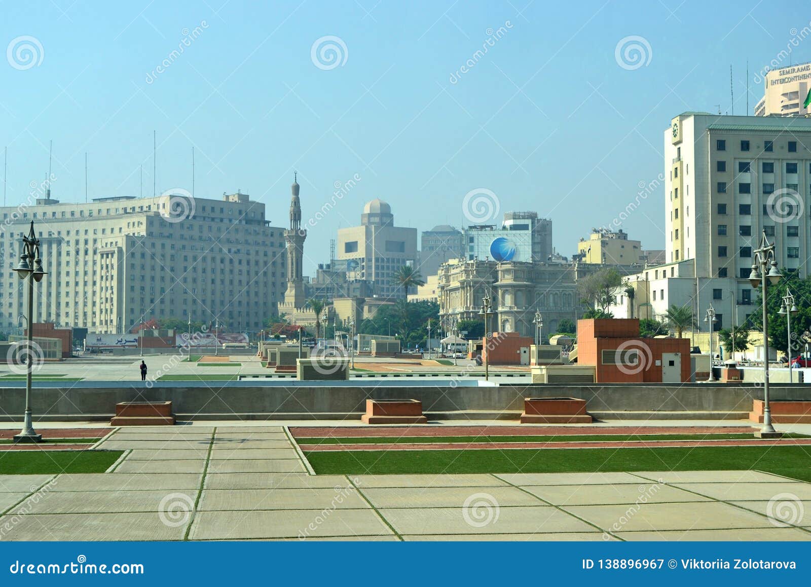 Main square of cairo editorial photography. Image of exterior - 138896967