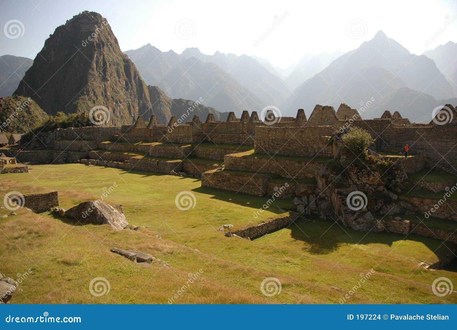 Main Square from Machu Picchu Stock Photo - Image of magic, treasure ...