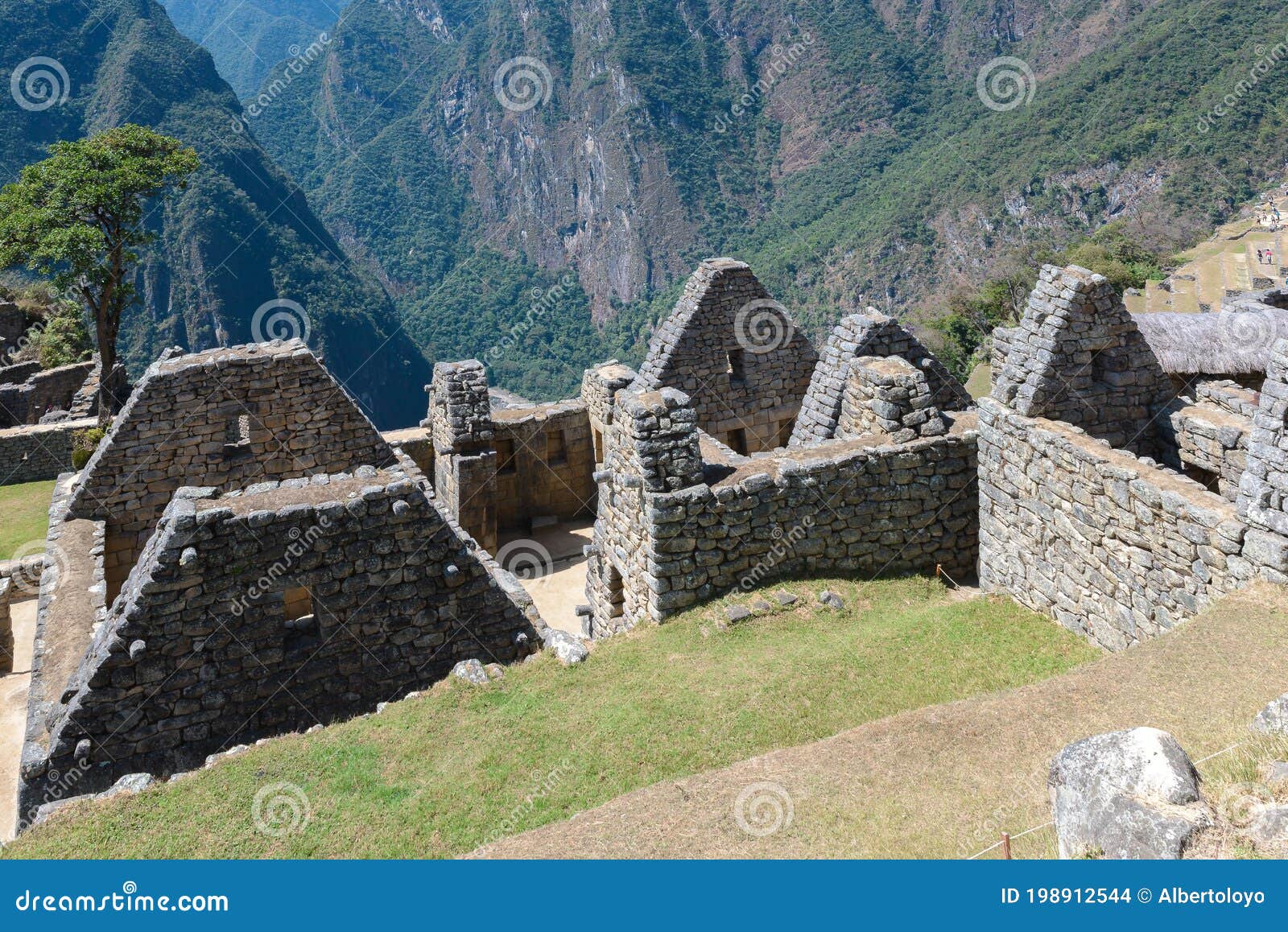 Main Square of Machu Picchu, Peru Stock Photo - Image of archaeological ...