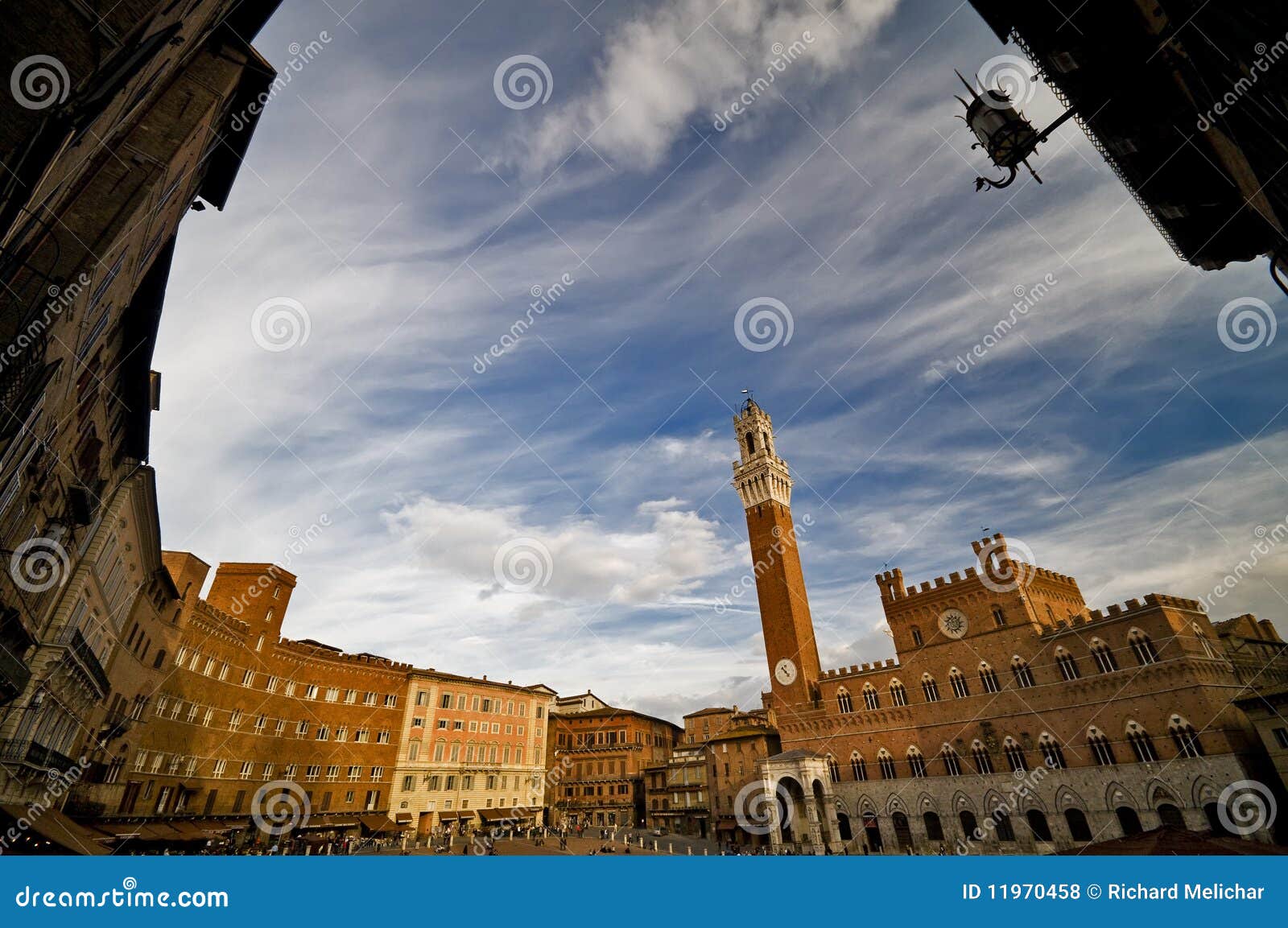 Main Square in Siena, Italy Stock Photo - Image of cityhall, travel ...