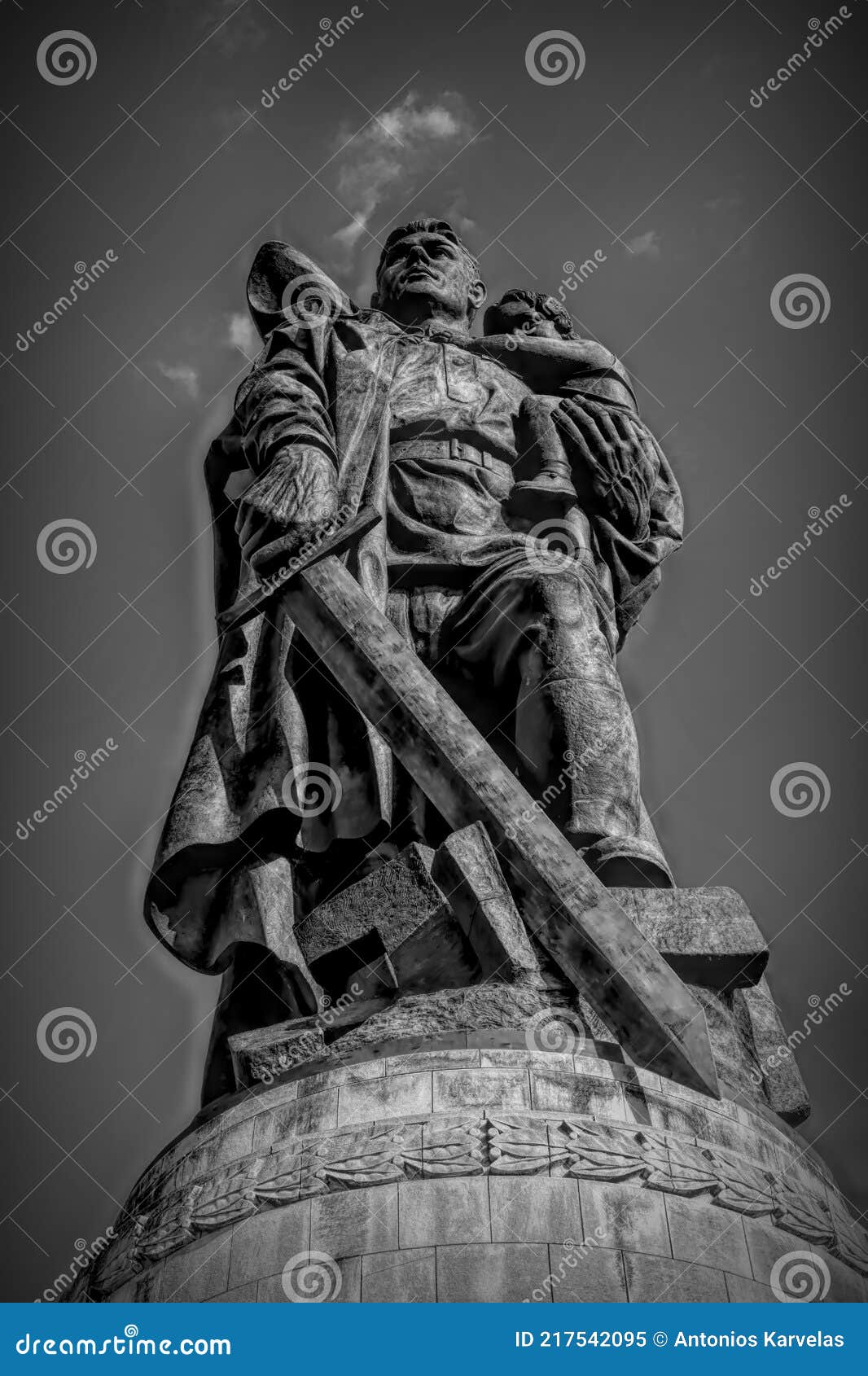 Statue Of Soviet Military Leader Grigori Kotovski Facing The Formerly ...