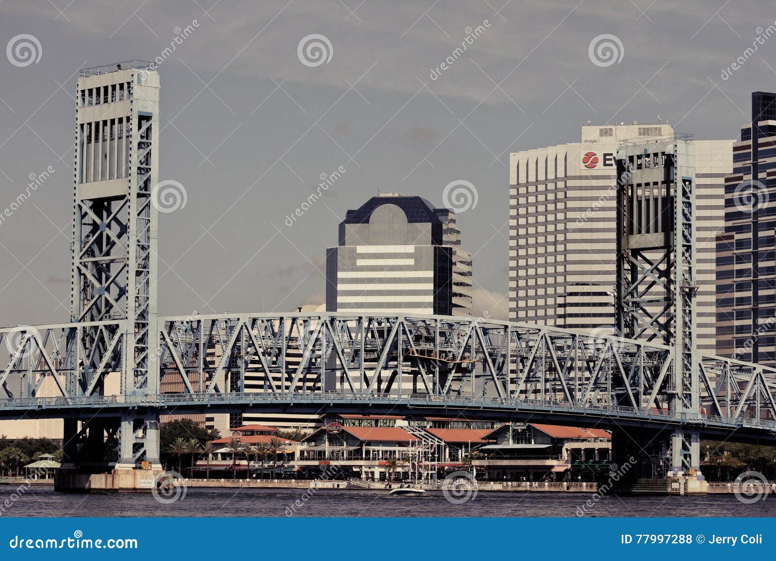 Main Street Bridge, Jacksonville, FL. Editorial Stock Photo - Image of ...