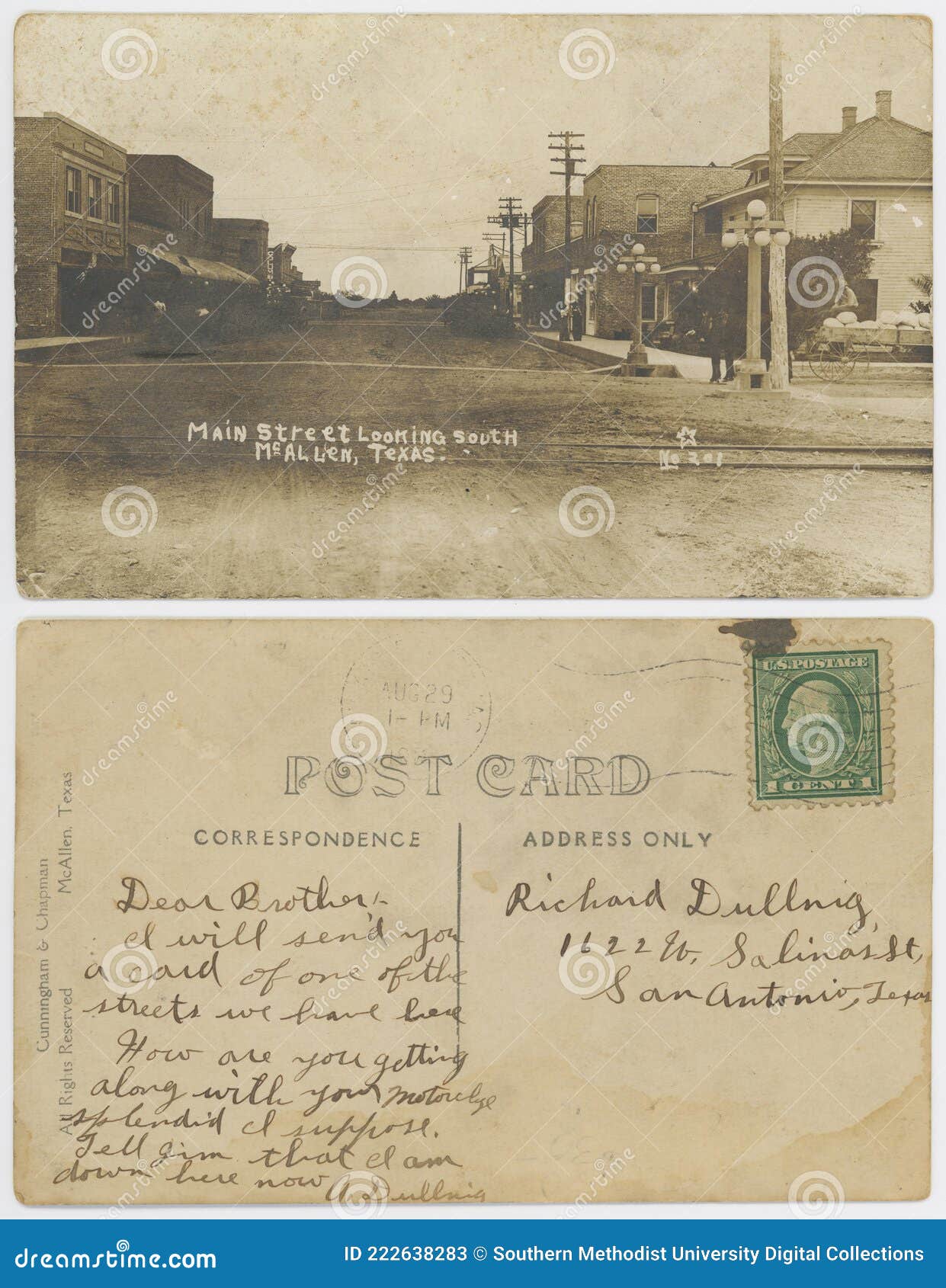 Main Street Looking South, McAllen, Texas. Picture Image: 222638283