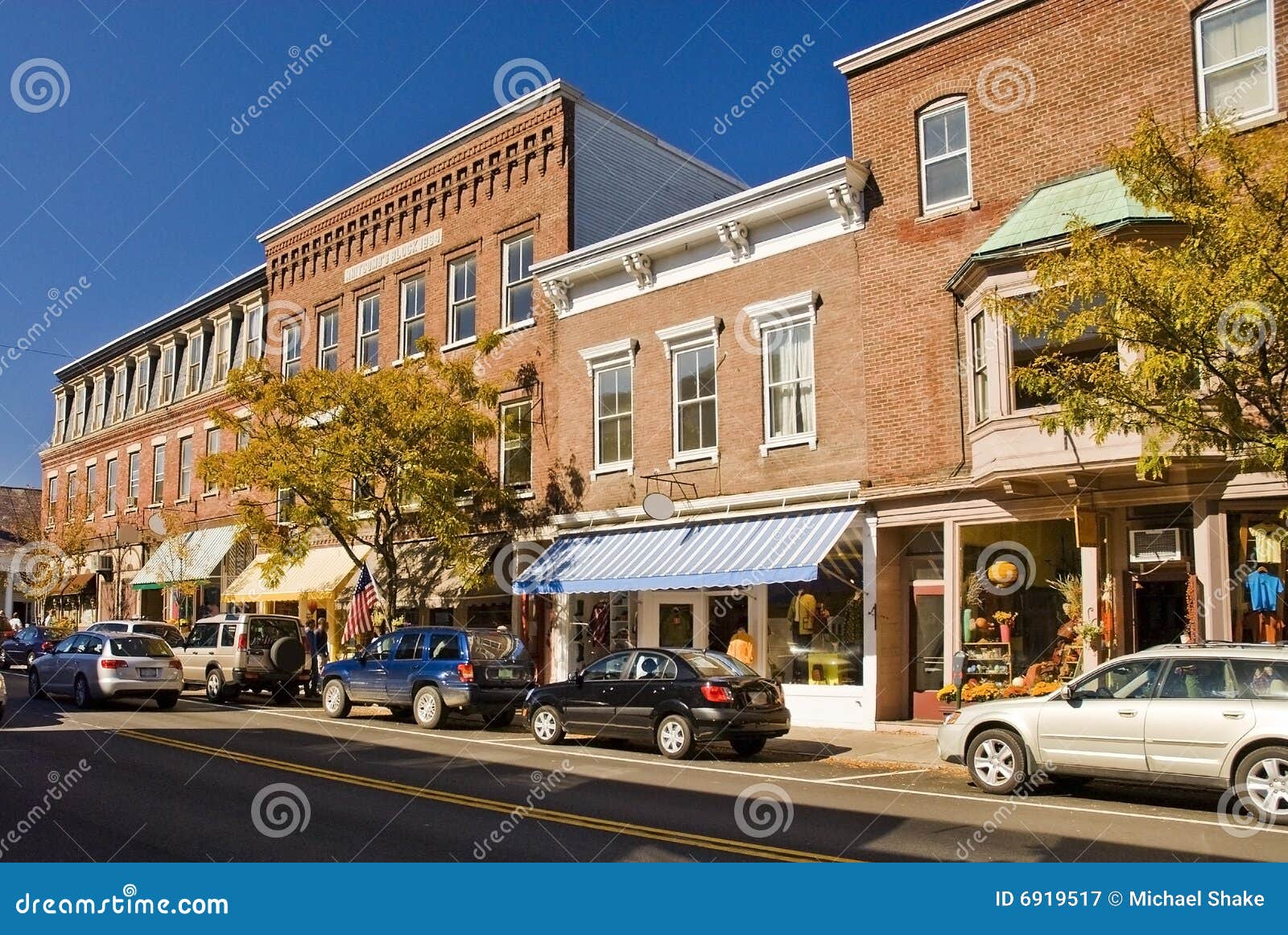 Main Street U.S.a. stock image. Image of england, street - 6919517