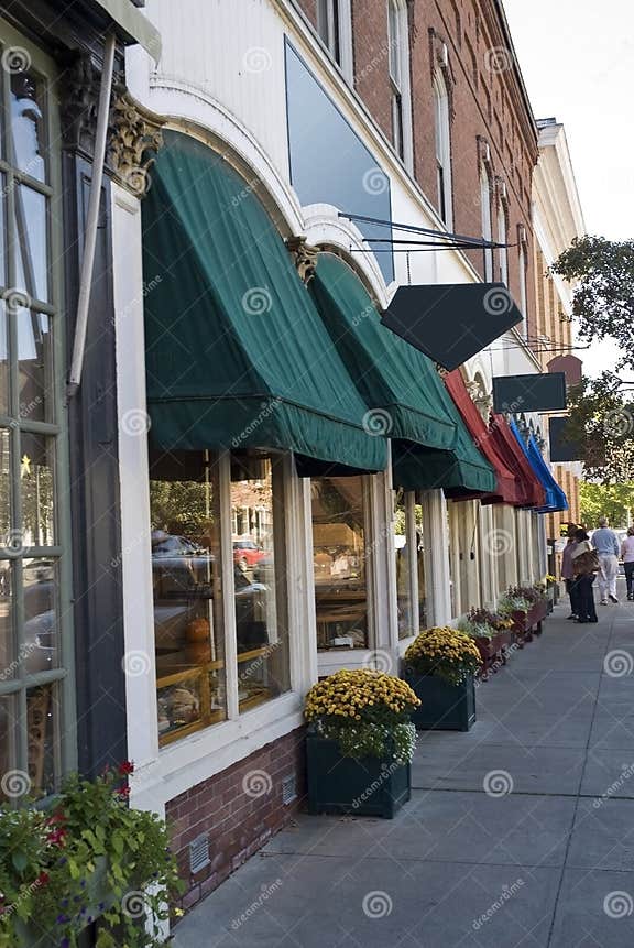 Main Street U.S.a. stock photo. Image of fall, business - 7006770