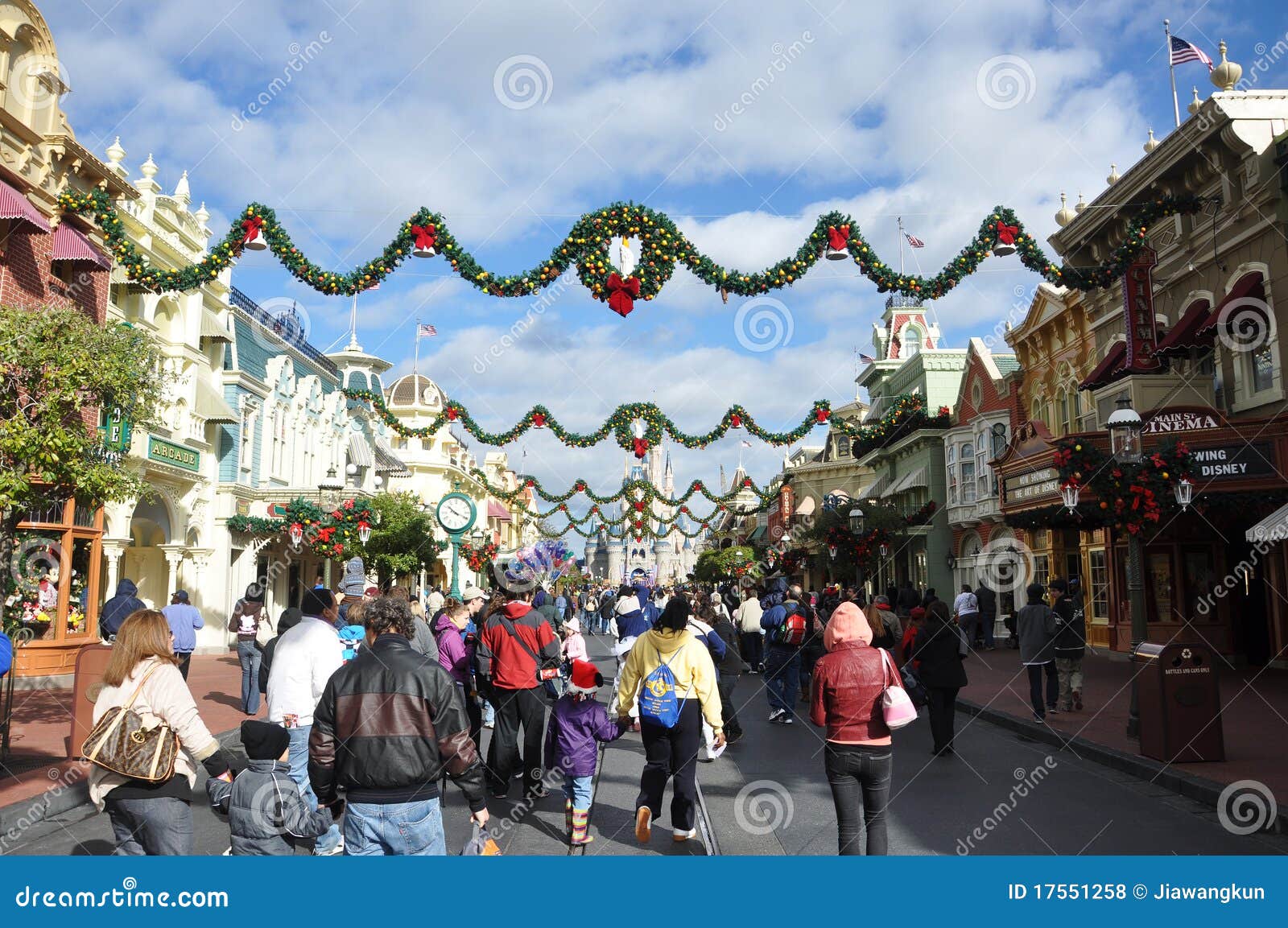 Main Street of Walt Disney World Editorial Stock Photo - Image of ...