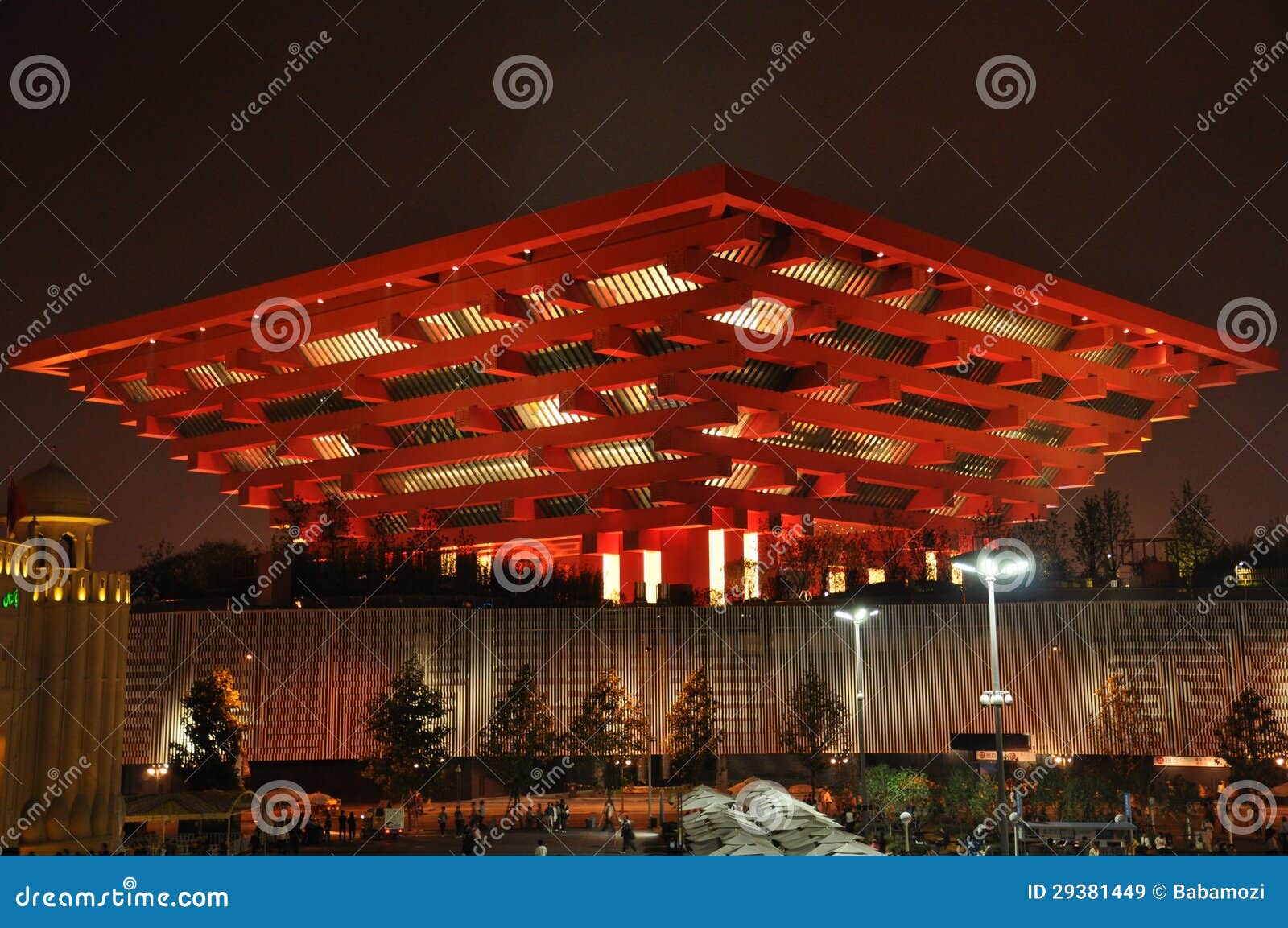 Main Structure of the China Pavilion Stock Image - Image of china ...