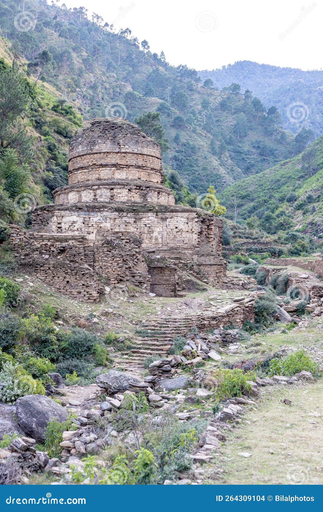 The Main Stupa is the Largest of the Stupas Best Preserved in this Area ...