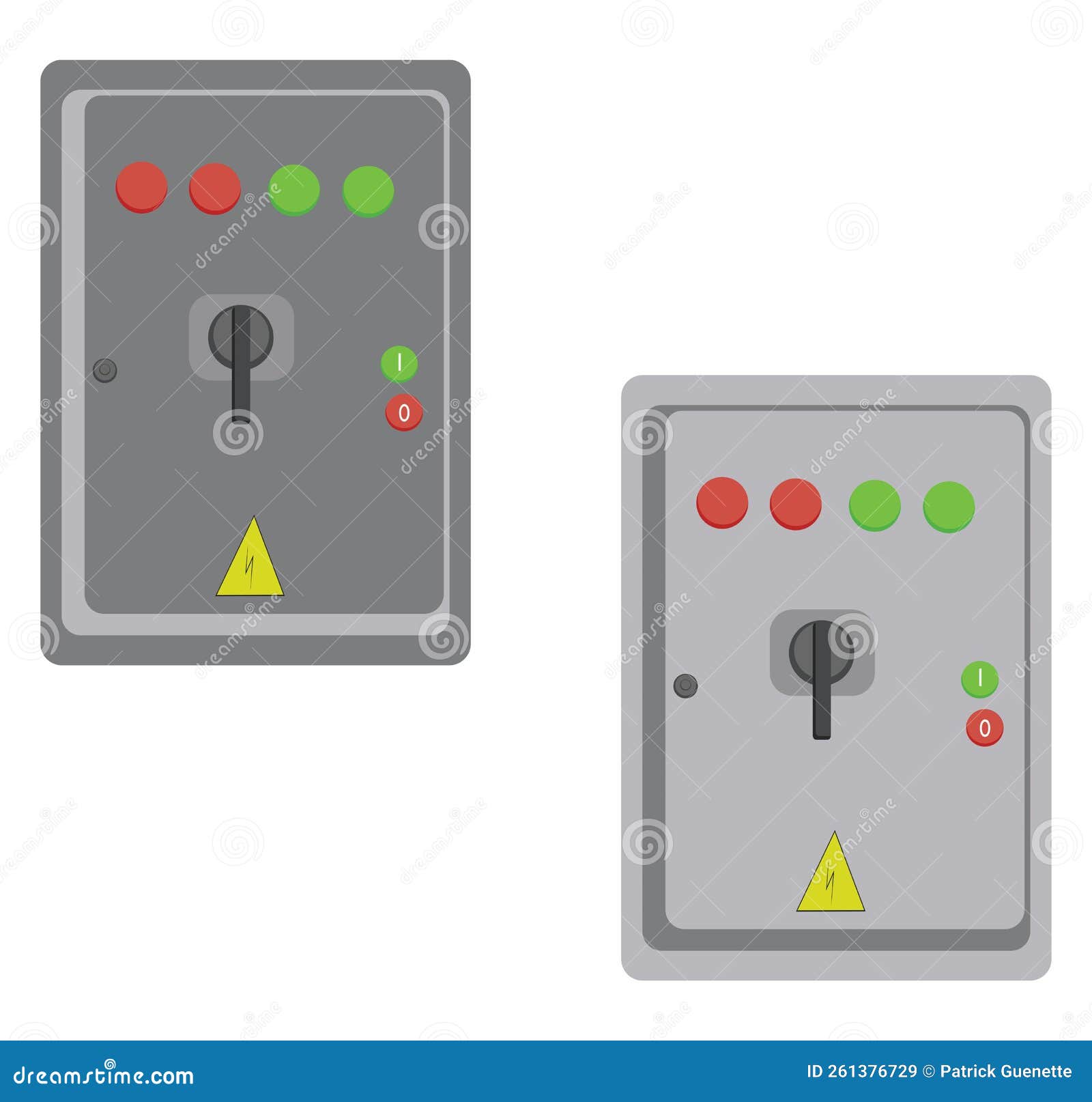 Main switch board, icon stock vector. Illustration of pictogram - 261376729